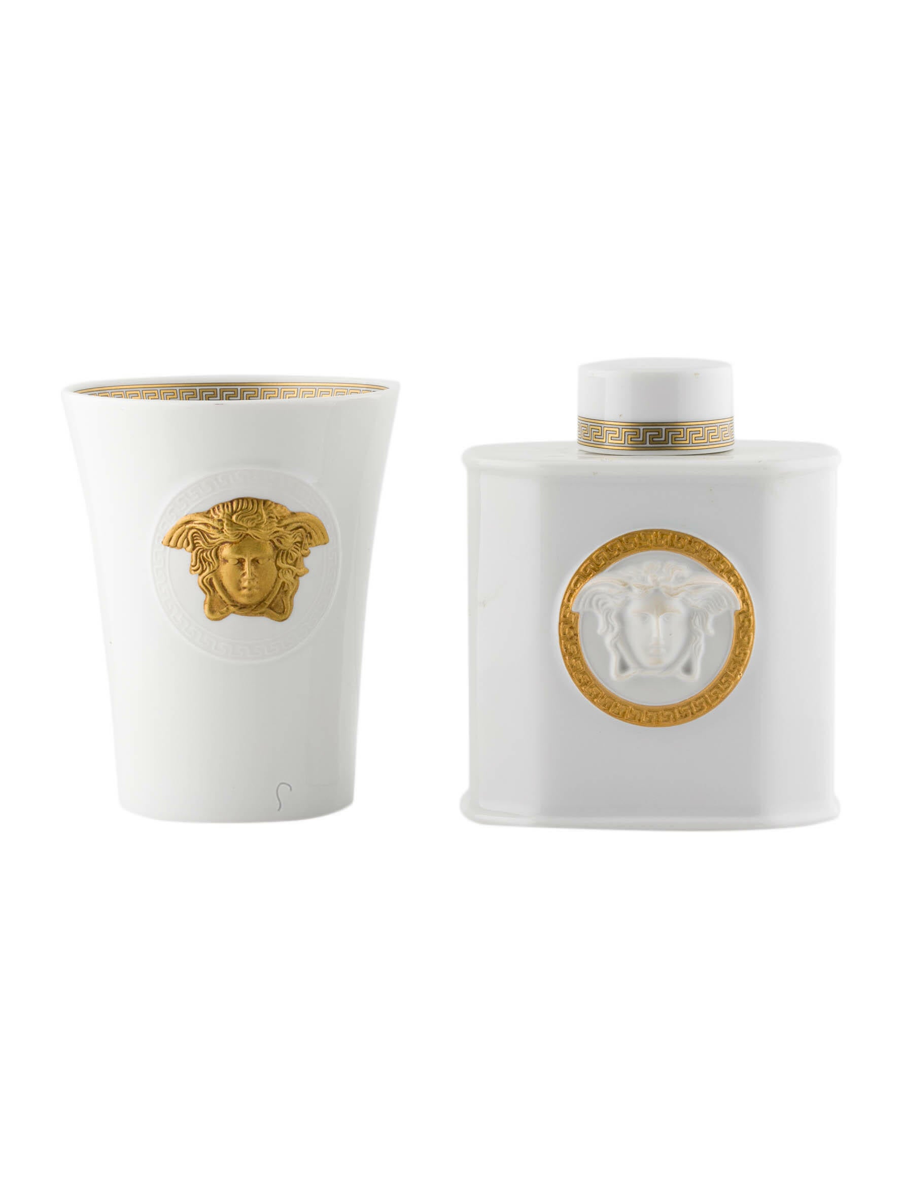 Rosenthal Meets Versace Gorgona Porcelain Vase - White Decorative ...