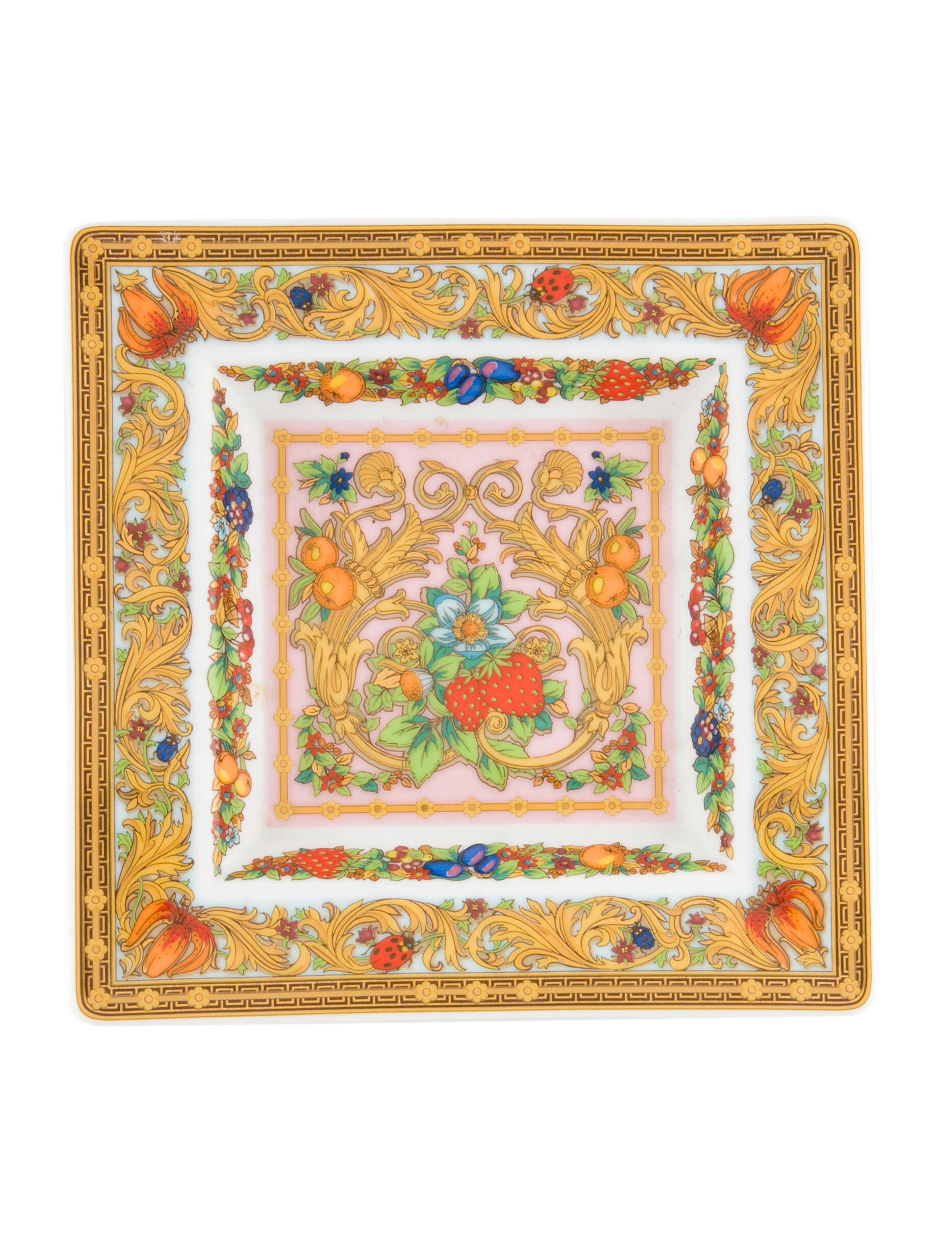 Rosenthal Meets Versace Le Jardin de Versace Square Tray - Decorative ...