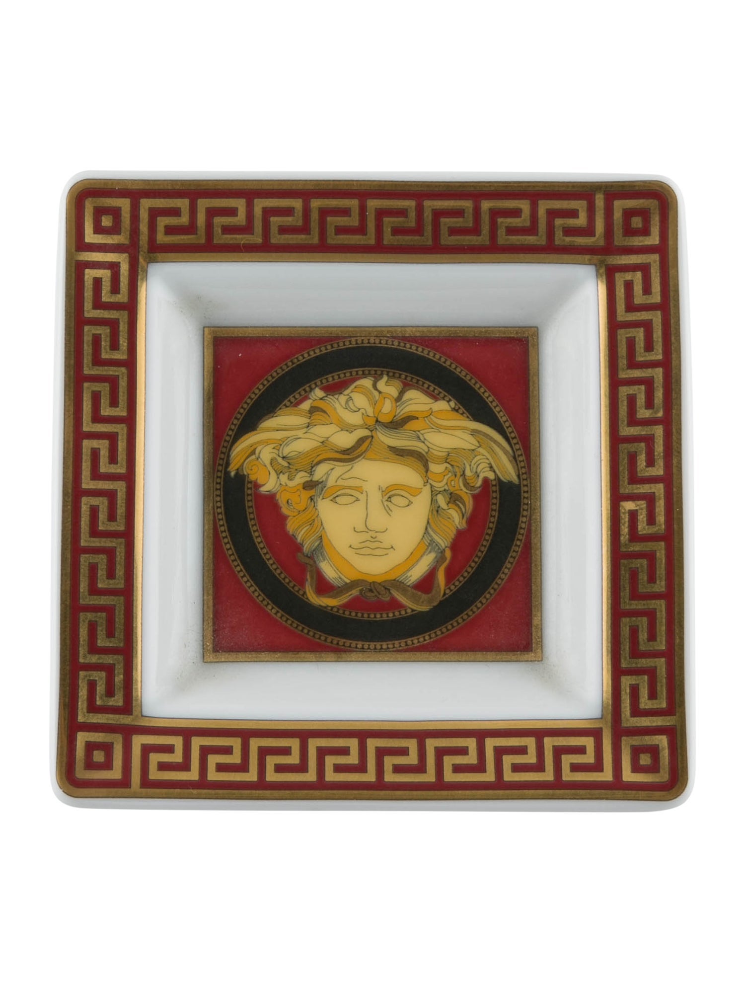 Rosenthal Meets Versace Medusa Red Service Plate - Red, 1 pieces ...