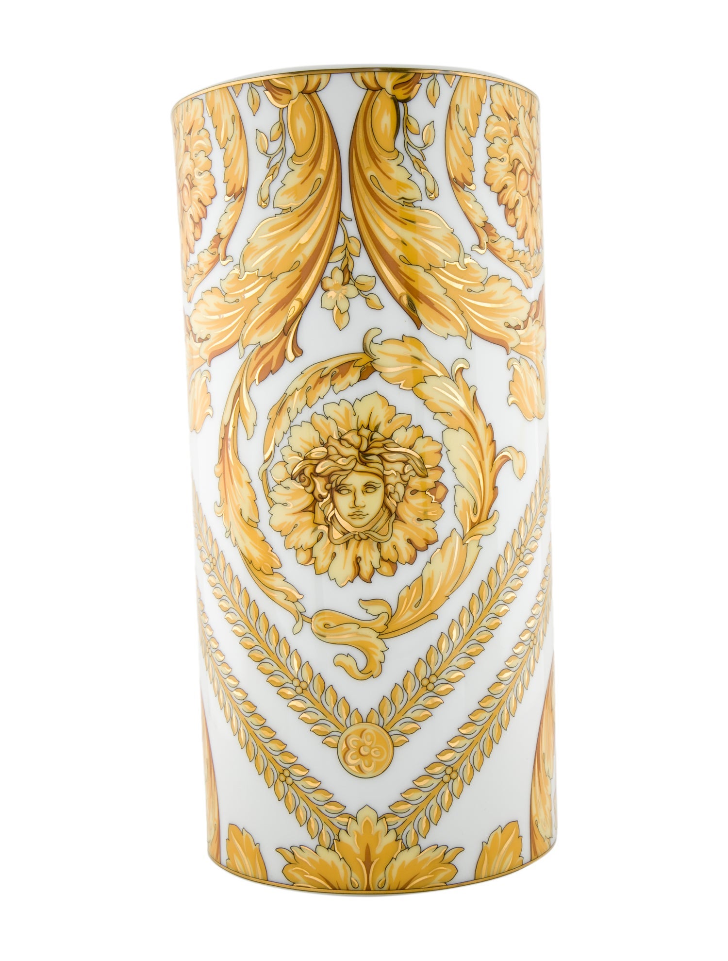 Rosenthal Meets Versace Medusa Rhapsody Vase - Gold Decorative Accents ...