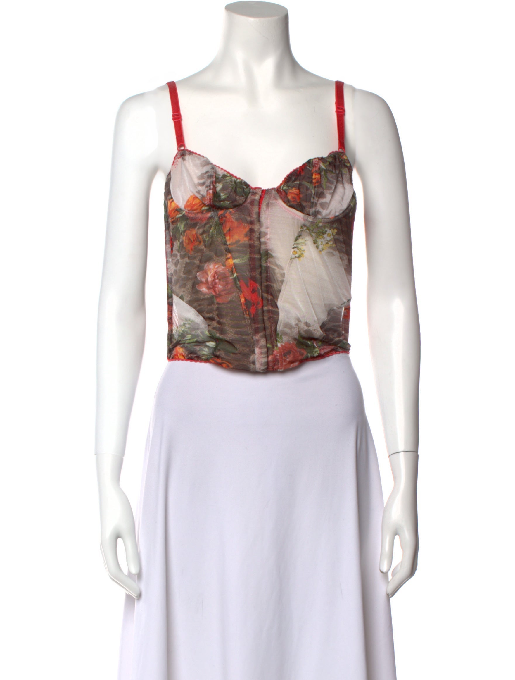 Roberto Cavalli Vintage Late 1990's - Early 2000's Crop Top - Neutrals ...