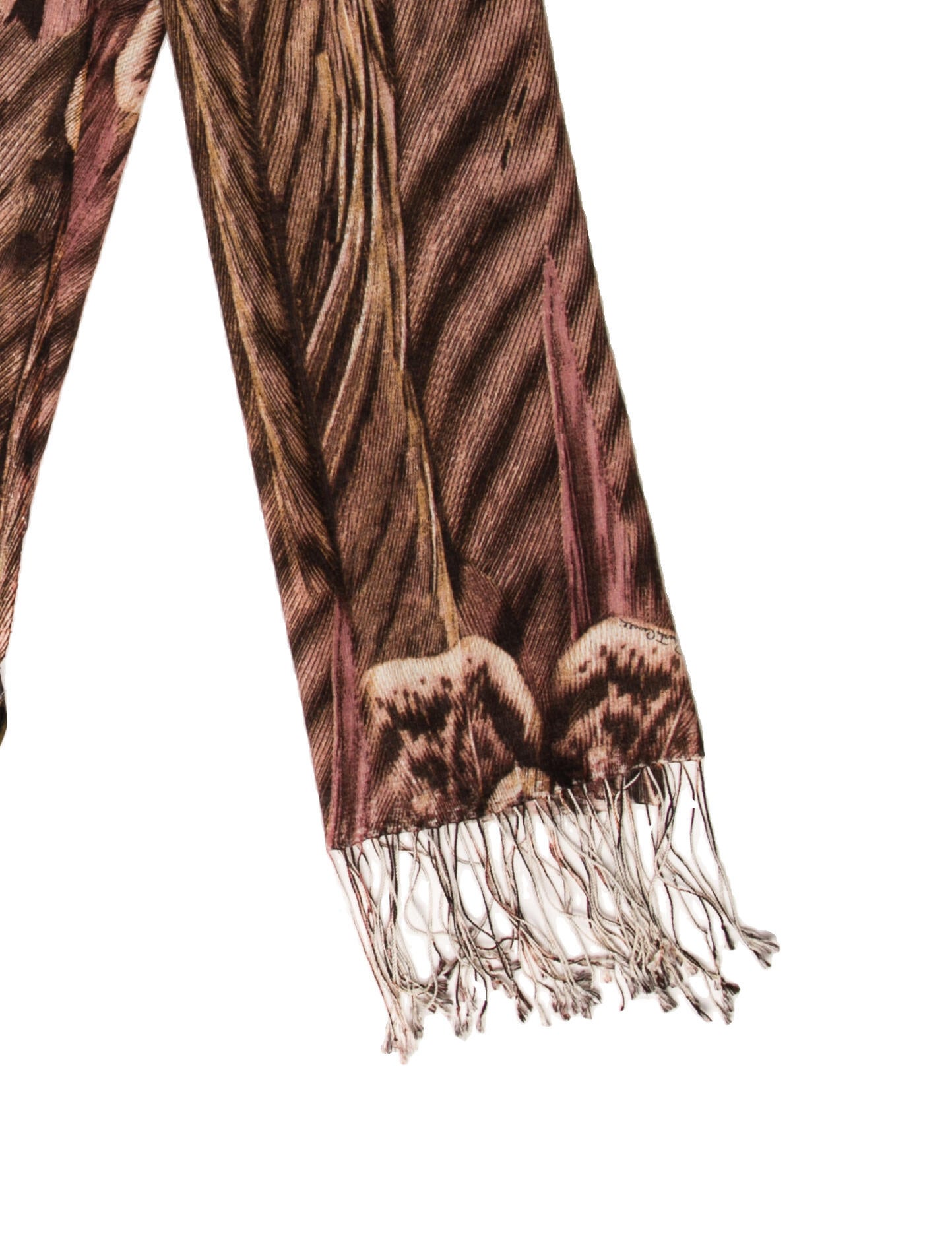 Roberto Cavalli Printed Scarf - Neutrals Scarves and Shawls ...
