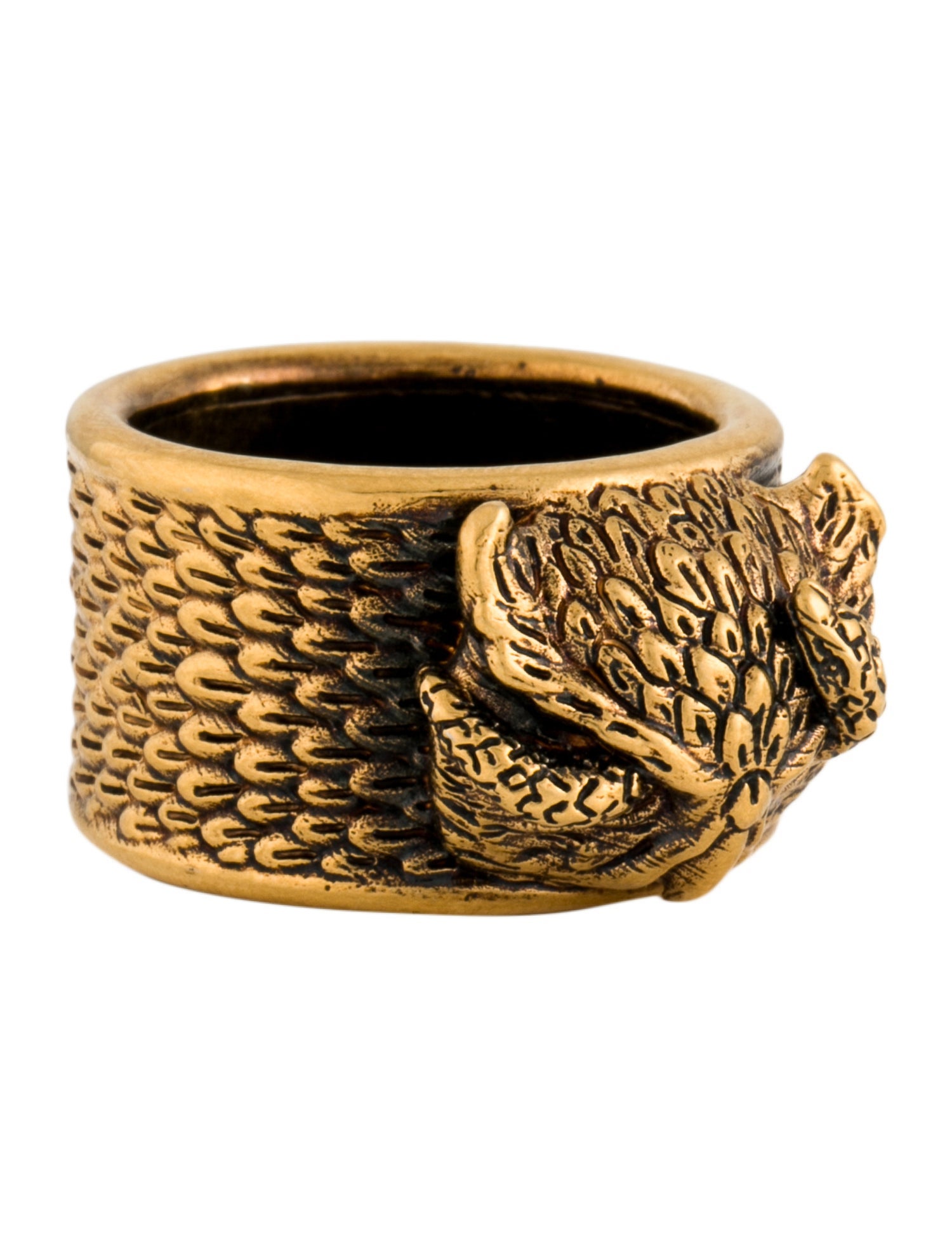 Roberto Cavalli Owl Cocktail Ring - Brass Cocktail Ring, Rings ...
