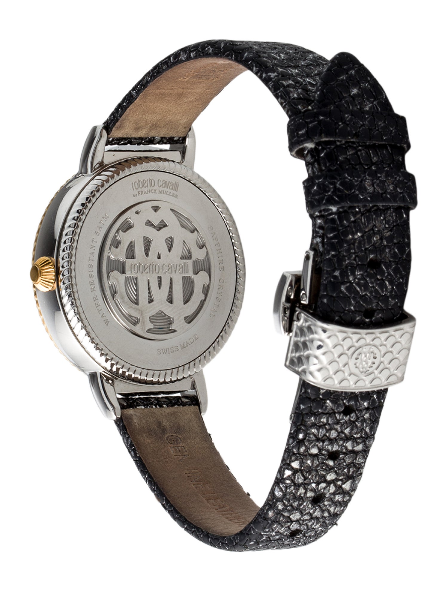 Roberto Cavalli Oversize Snake Watch - RV1L020L0066 | The RealReal