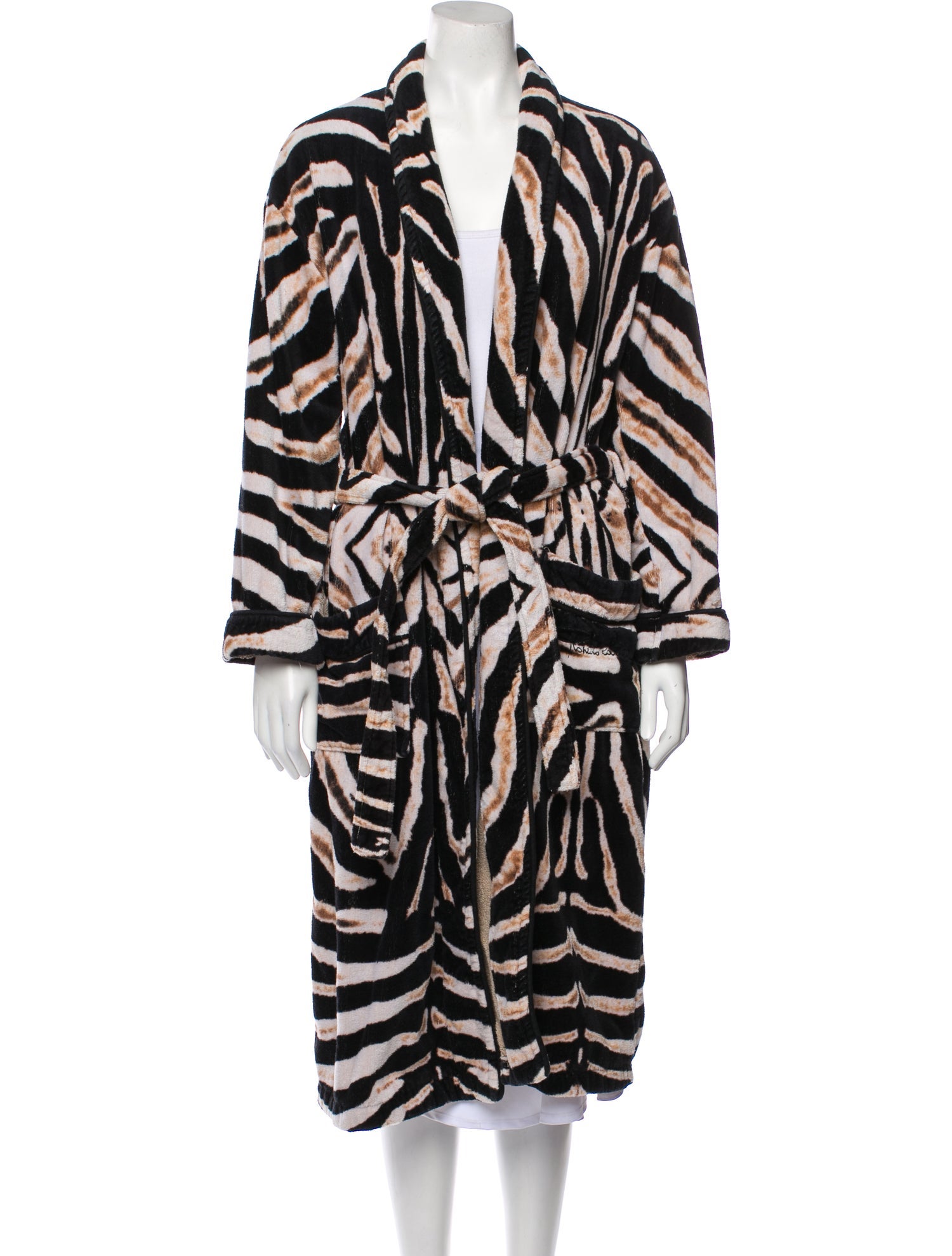 Roberto Cavalli Animal Print Robe - Brown Loungewear, Clothing ...