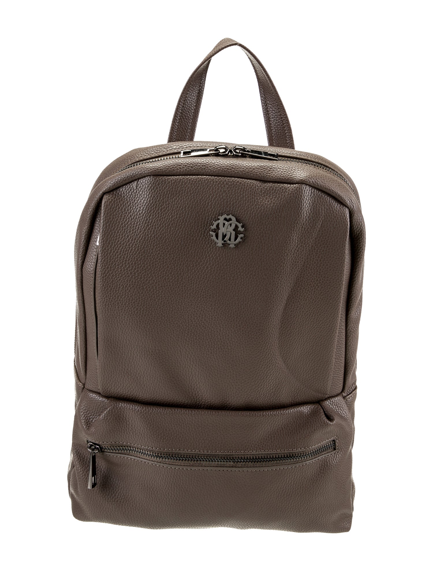 Roberto Cavalli Leather Backpack - Brown Backpacks, Handbags - ROB149996 | The RealReal