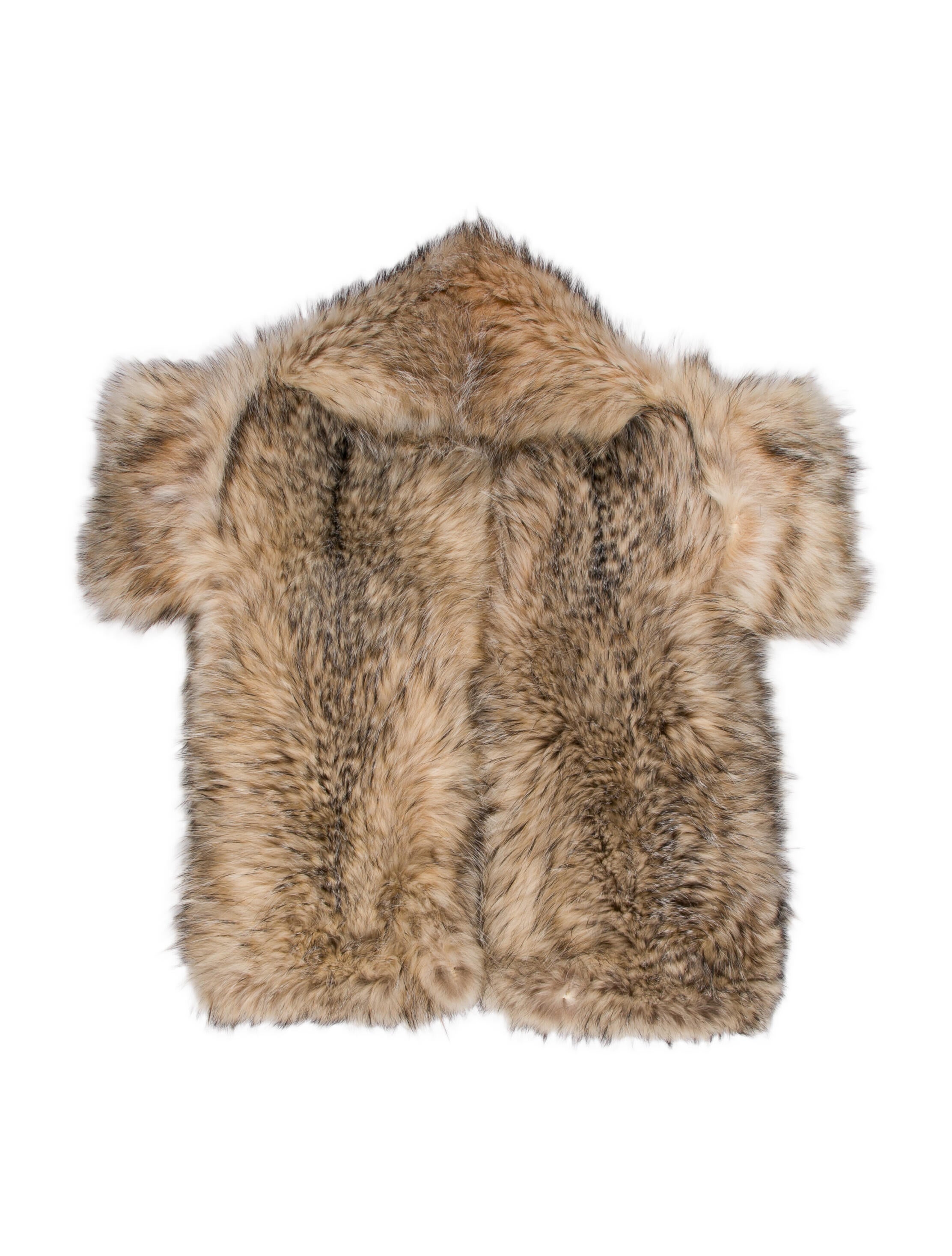 Roberto Cavalli Fur Animal Print Stole - Neutrals Scarves and Shawls ...