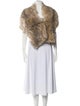 Roberto Cavalli Fur Animal Print Stole - Neutrals Scarves and Shawls ...