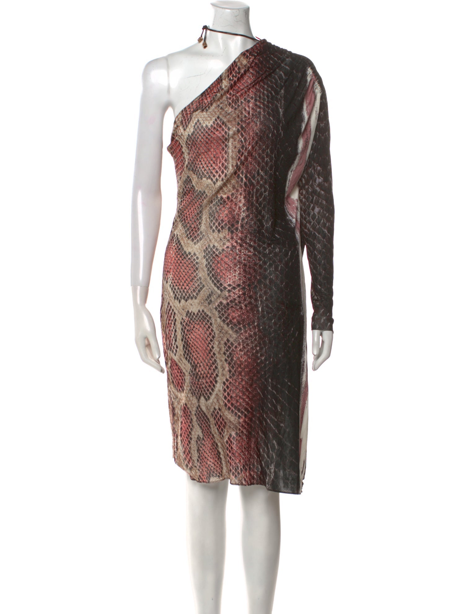 Roberto Cavalli Animal Print Mini Dress - Neutrals Dresses, Clothing ...