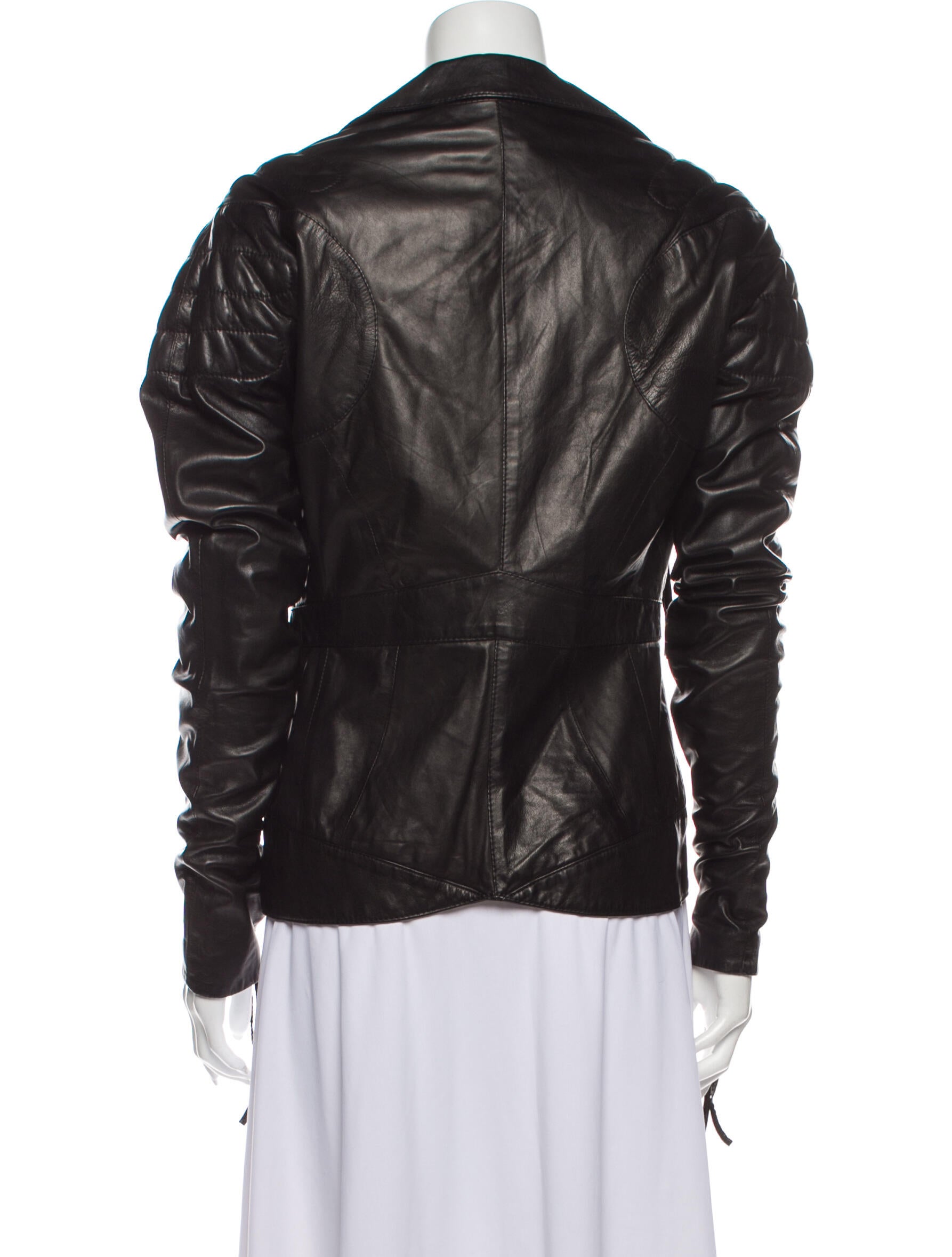 Roberto Cavalli Leather Biker Jacket - Clothing - ROB84814 | The RealReal
