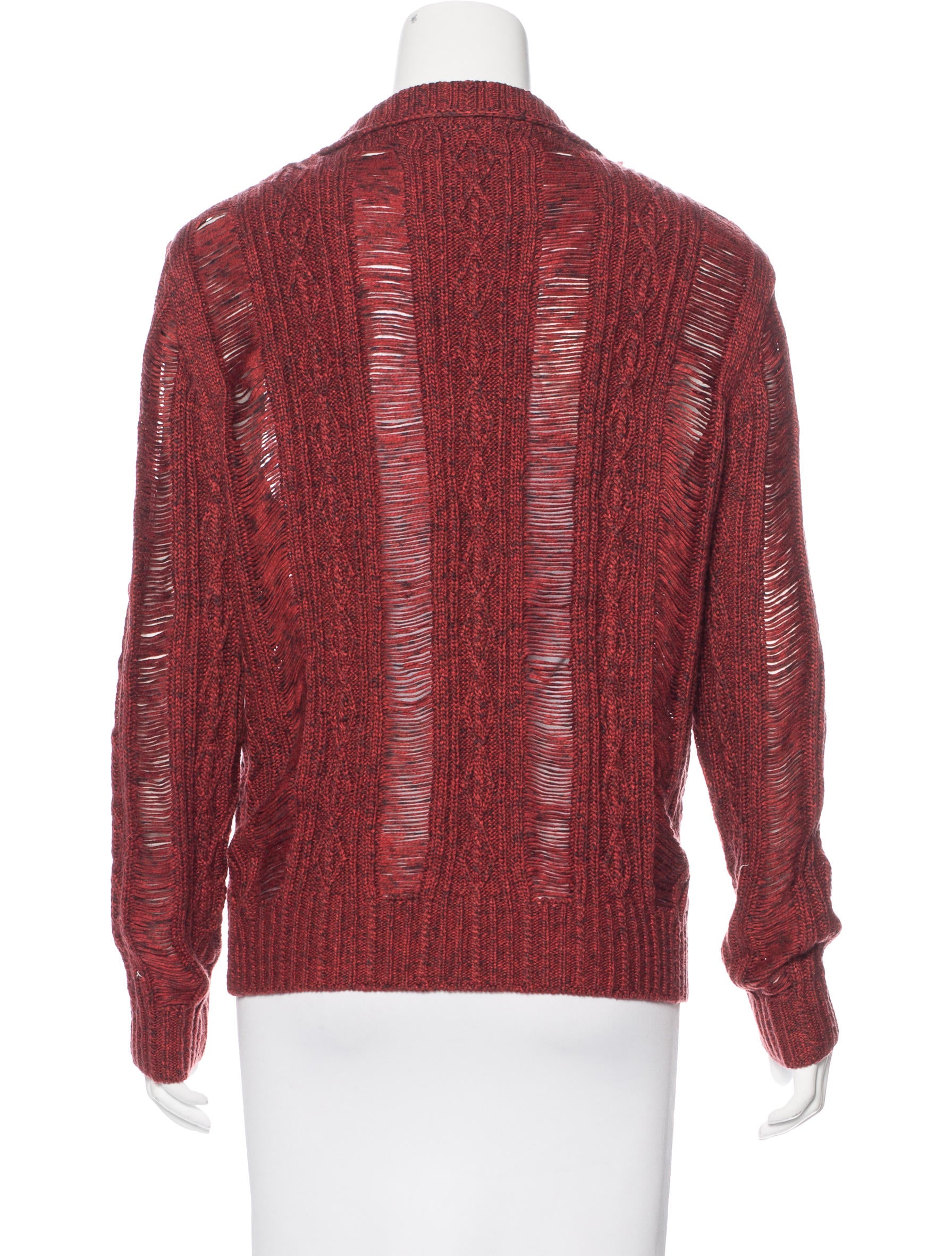 Rodarte x Opening Ceremony Open Knit Zip-Up Sweater - Clothing ...