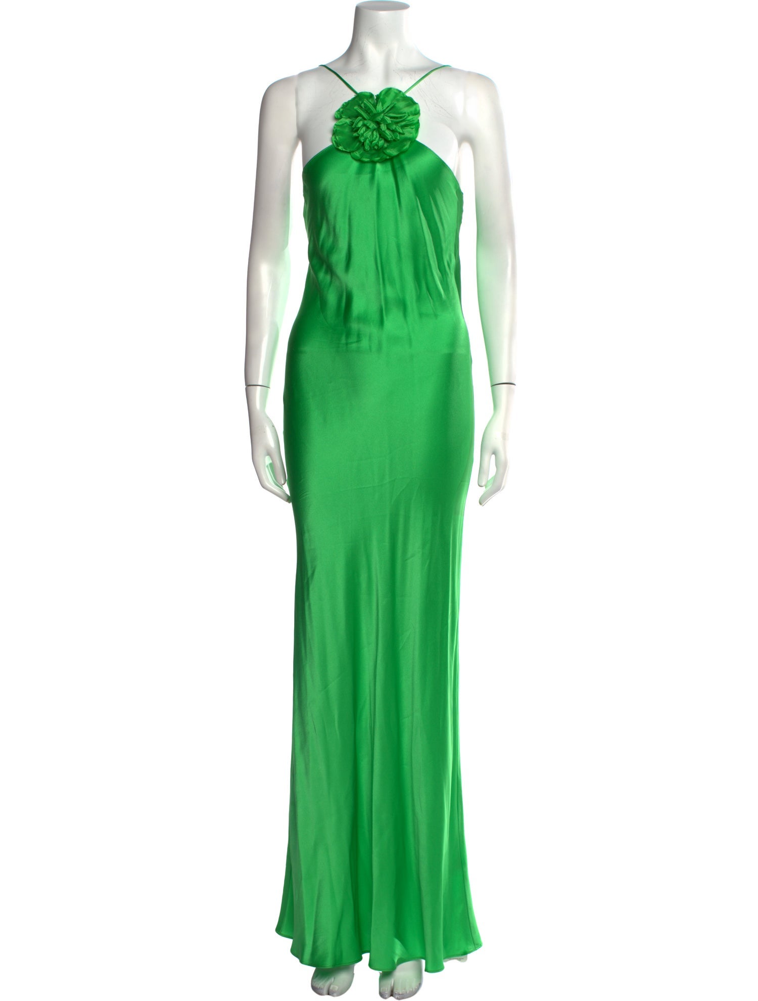 Rodarte Silk Long Dress - Green Dresses, Clothing - ROD27376 | The RealReal