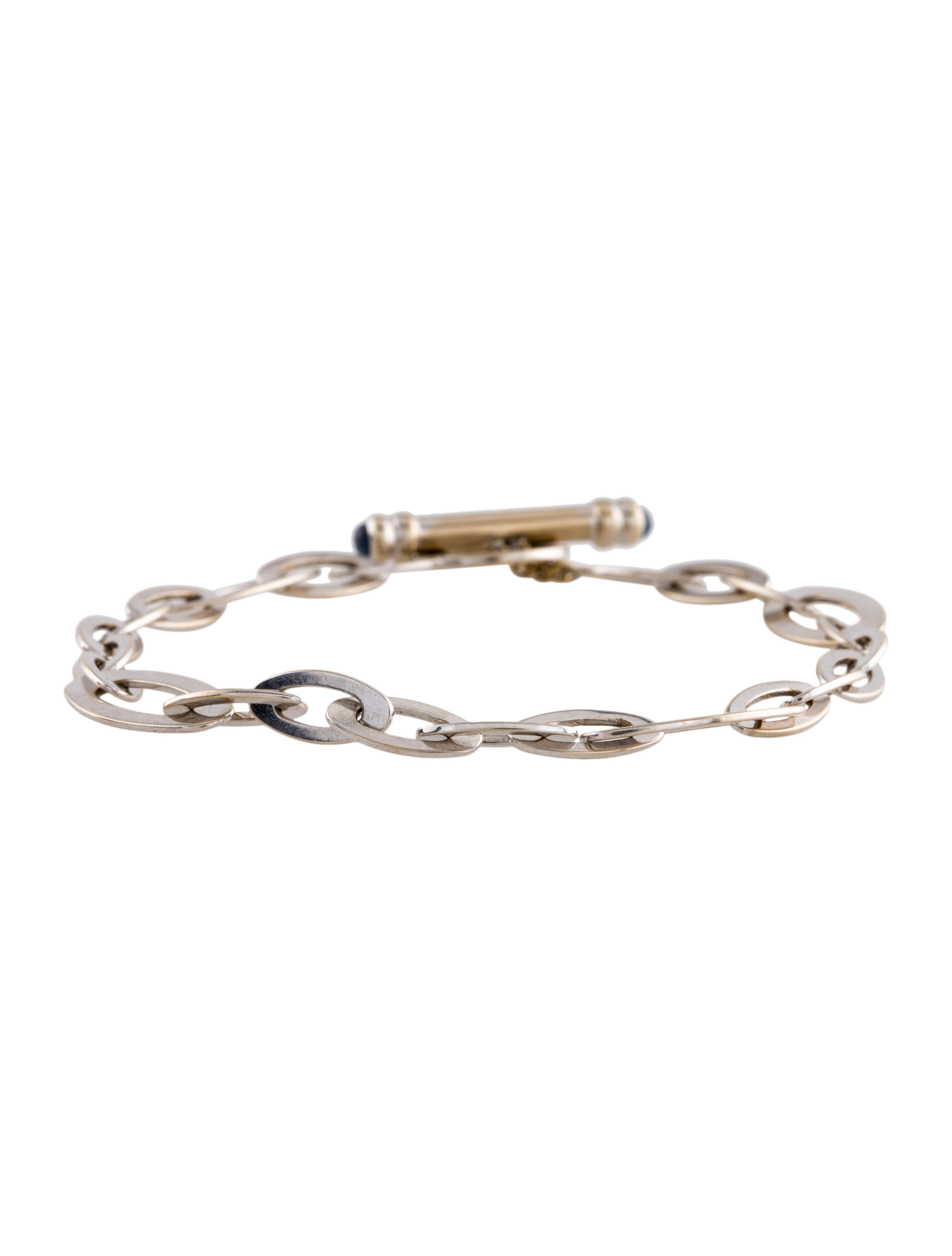 Roberto Coin 18K Textured Oval Link Bracelet - 18K Rose Gold Link ...
