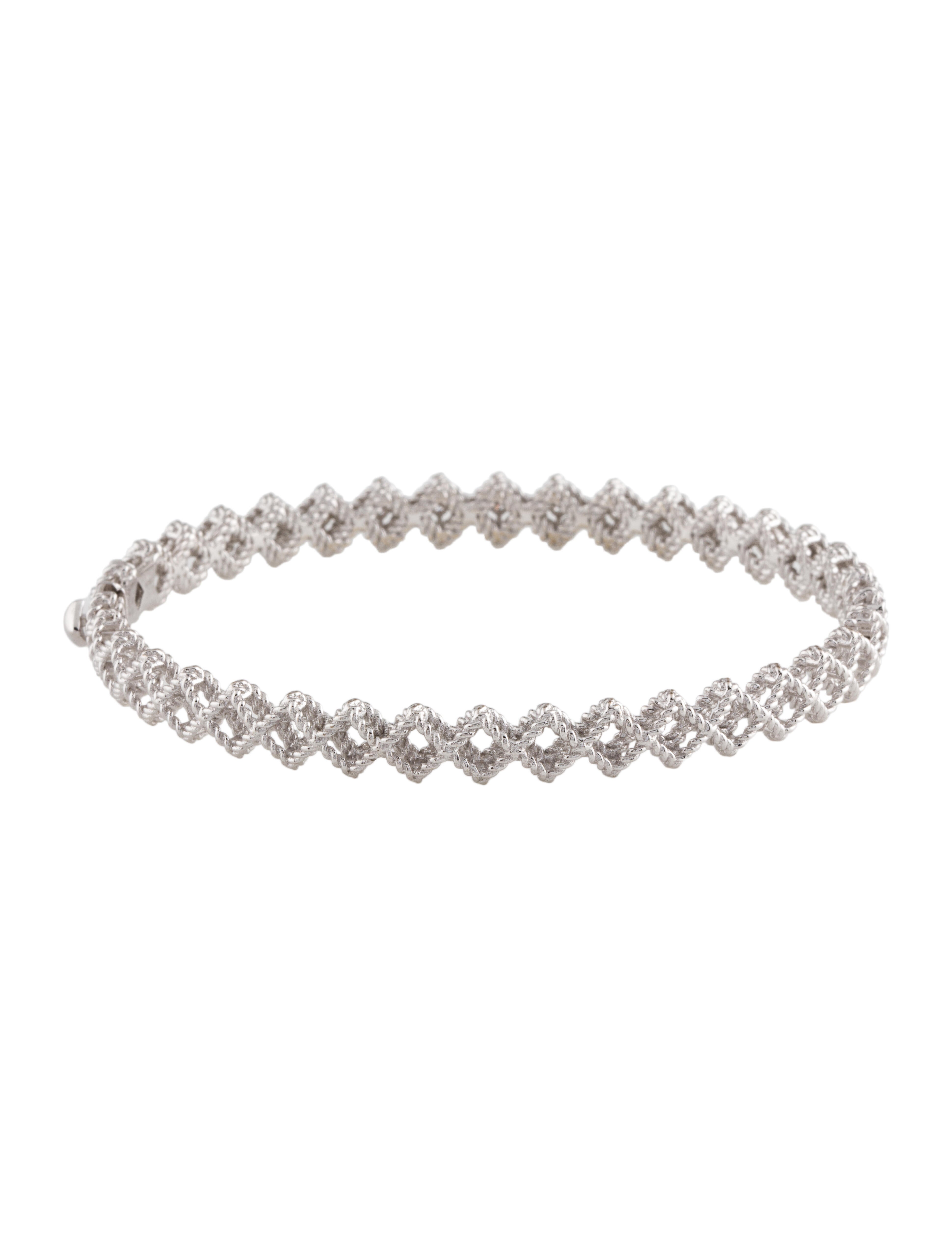 Roberto Coin 18K Diamond Barocco Single-Row Bracelet - 18K Rose Gold ...