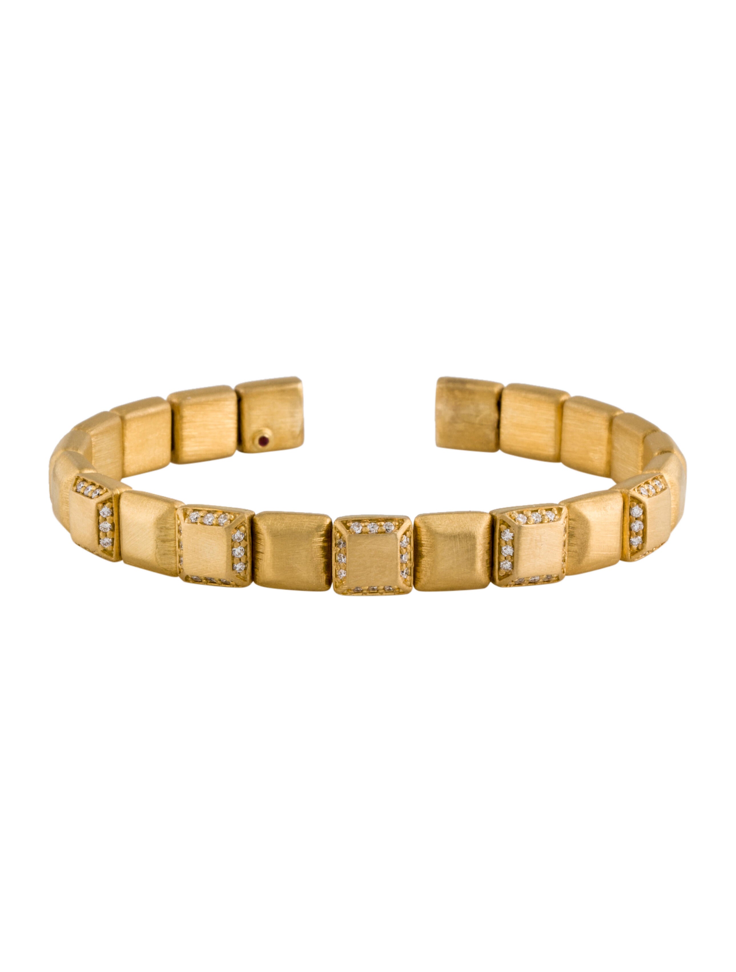 Roberto Coin 18K Sapphire Station Bracelet - 18K White Gold - ROE28990 ...