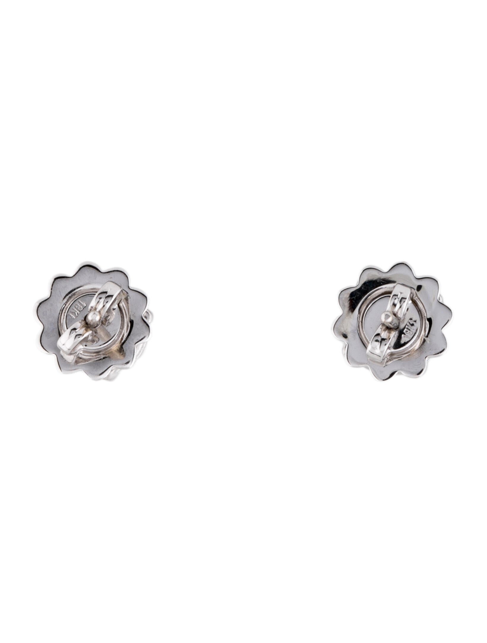 Roberto Coin 18K Diamond Illusion Magic Stud Earrings - Stud, Earrings ...