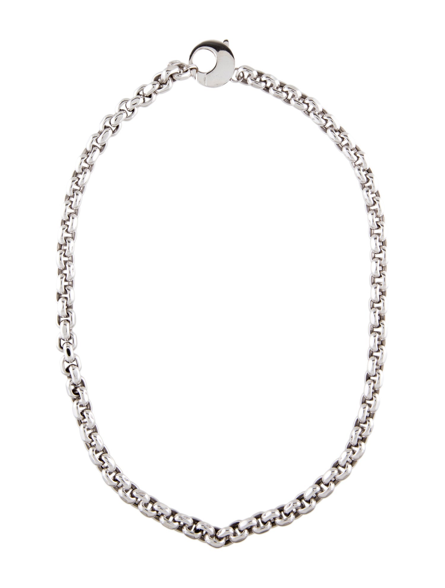 Roberto Coin 18K Chain Necklace - 18K White Gold Chain, Necklaces ...
