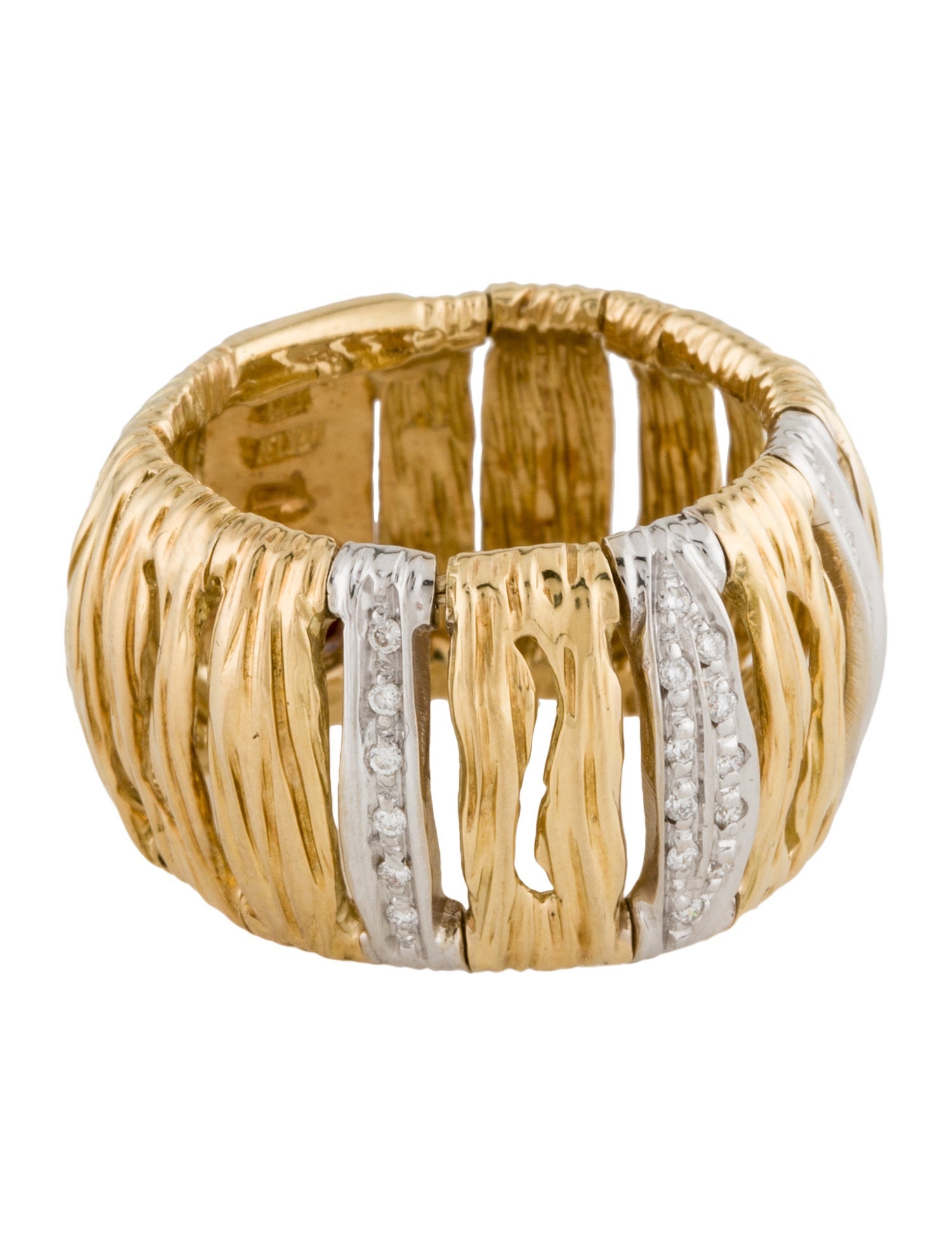 Roberto Coin 18K Diamond Elefantino Ring - Band, Rings - ROE31070 | The ...