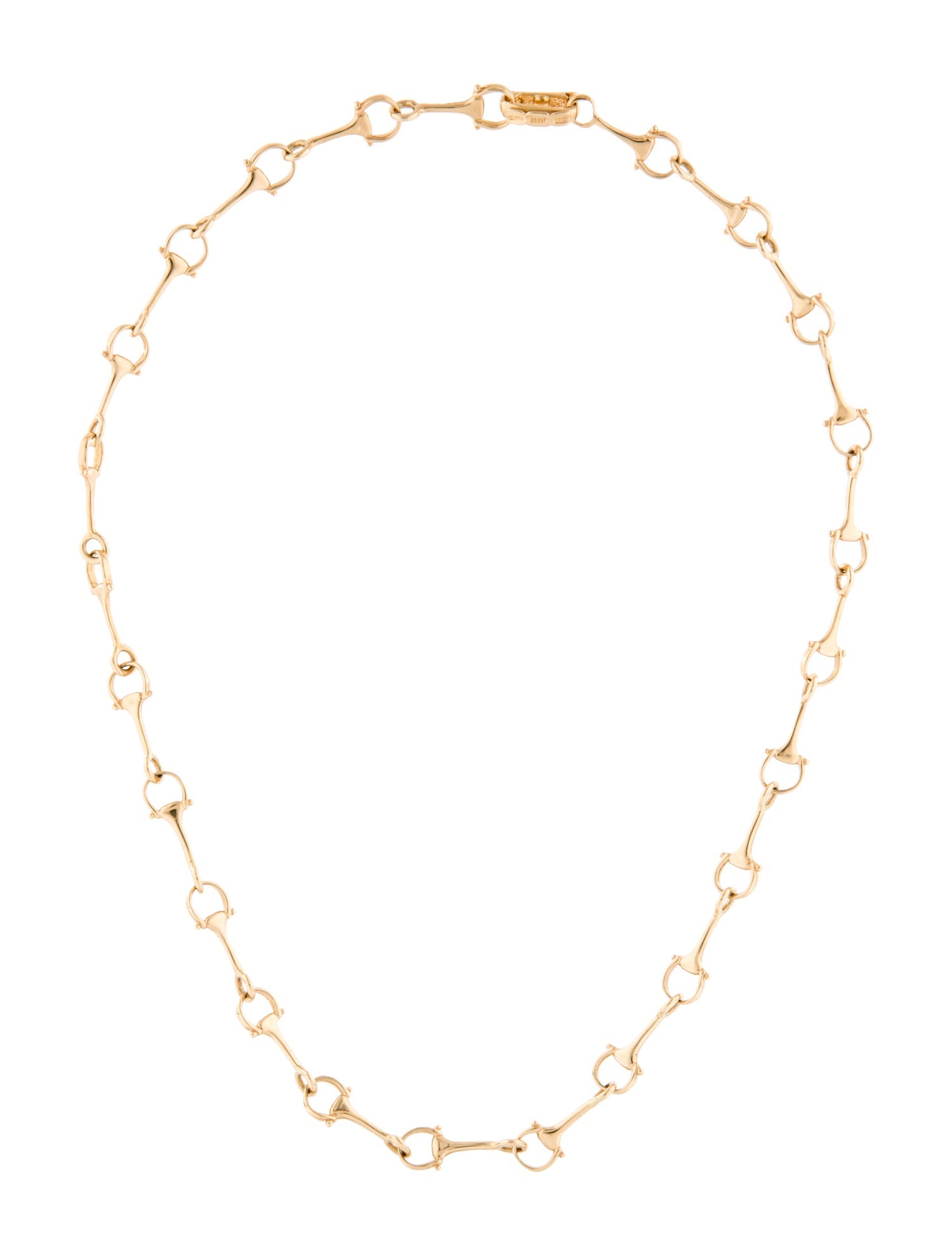 Roberto Coin 18K Horsebit Link Chain Necklace - 18K Yellow Gold Chain ...