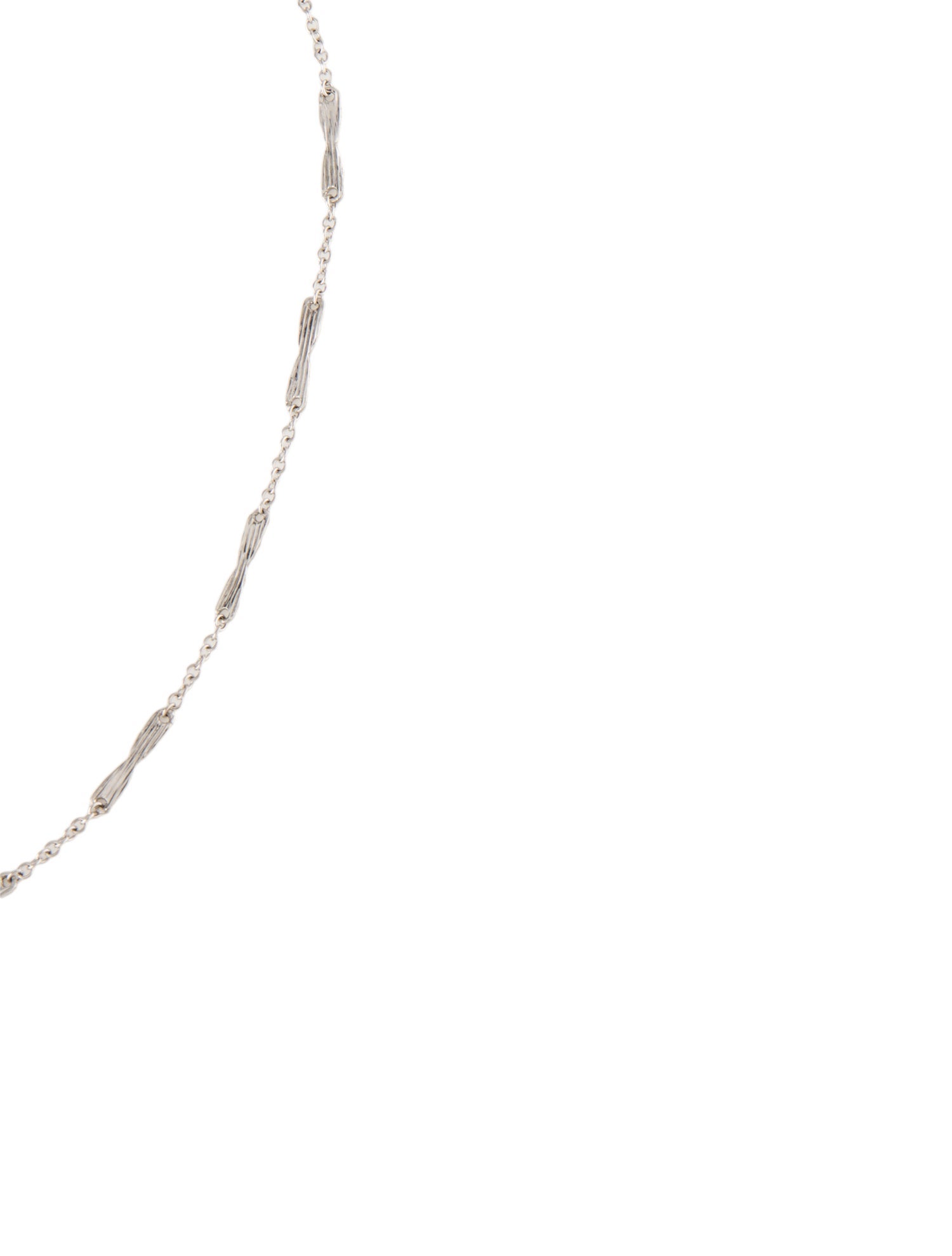 Roberto Coin 18K Chain Necklace - Rhodium-Plated 18K White Gold Chain ...