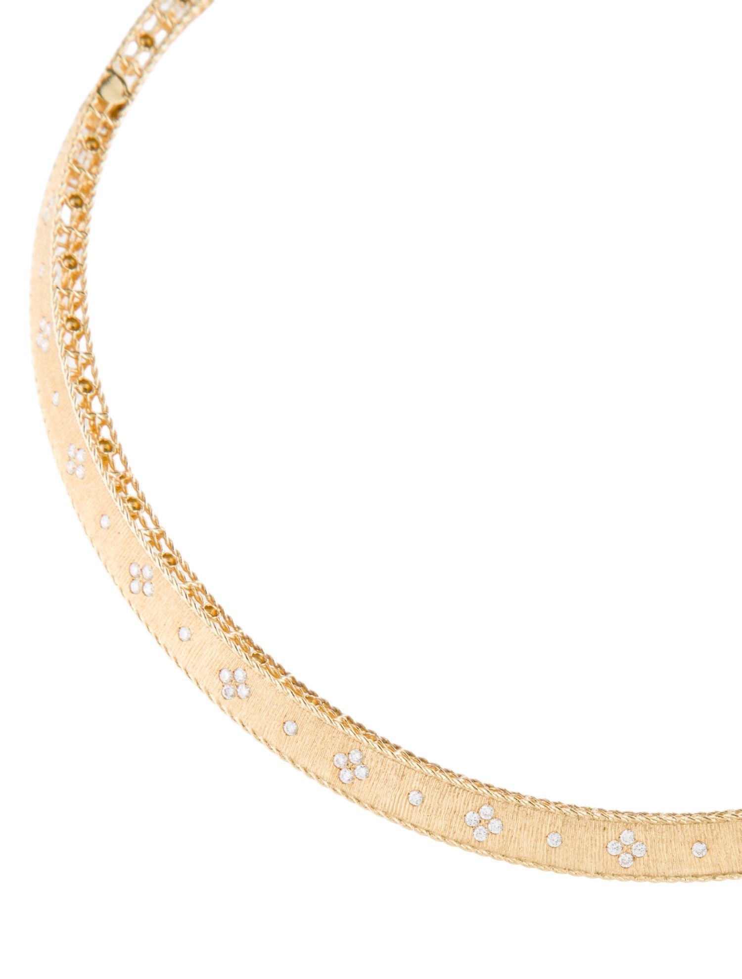 Necklace 14K 27.00ctw Ruby & Diamond Collar Necklace - 14K White Gold ...