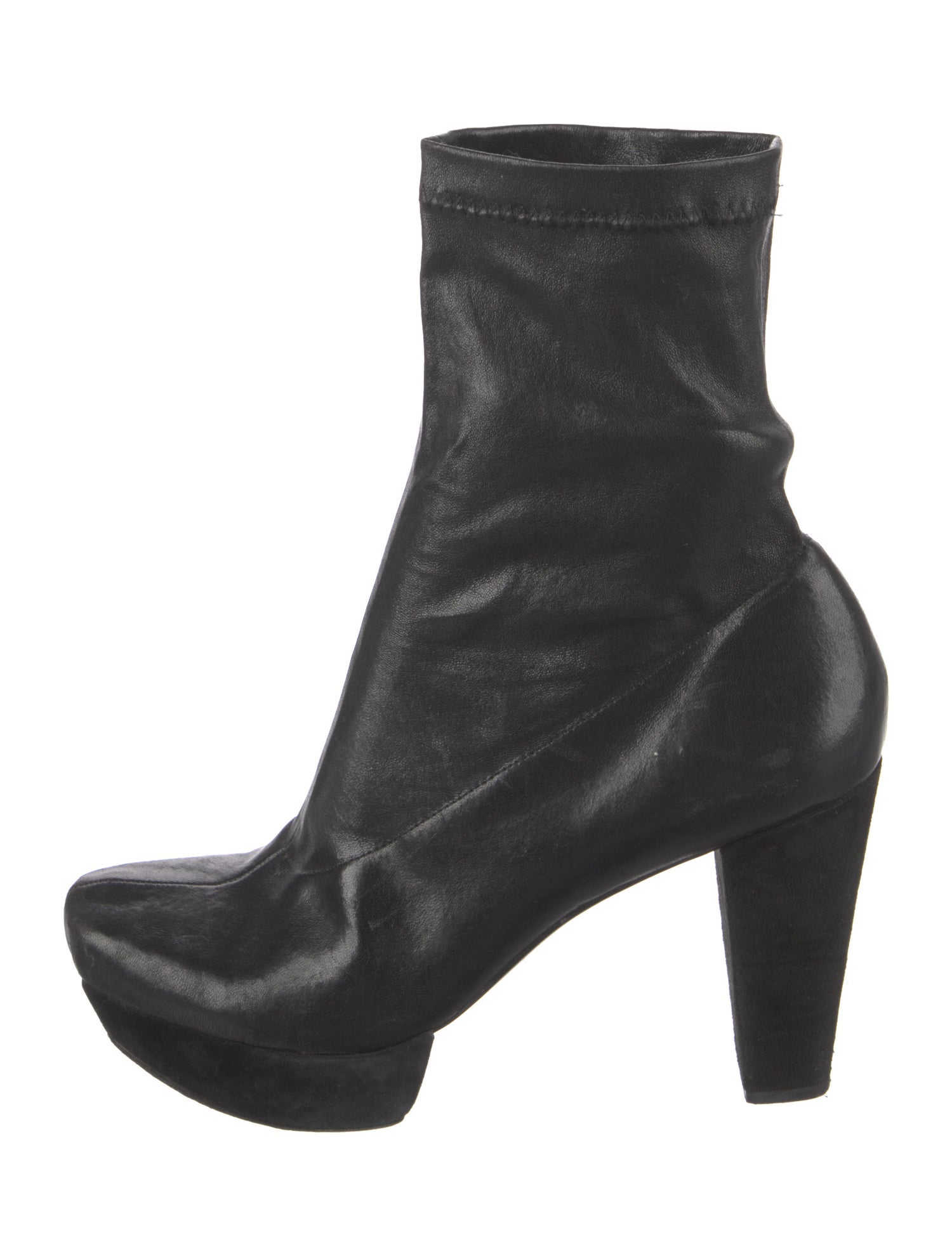Robert Clergerie Leather Boots - Black Boots, Shoes - ROG56291 | The ...