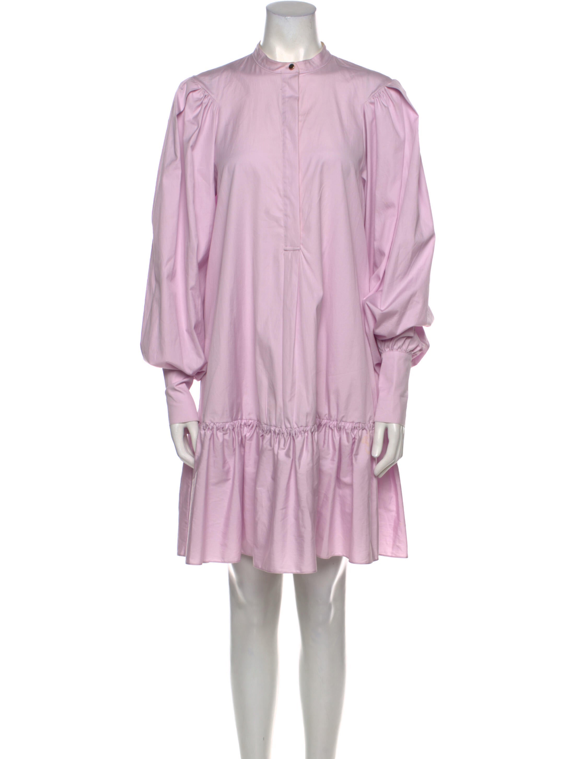 Roksanda Mock Neck Knee-Length Dress - Purple Dresses, Clothing ...