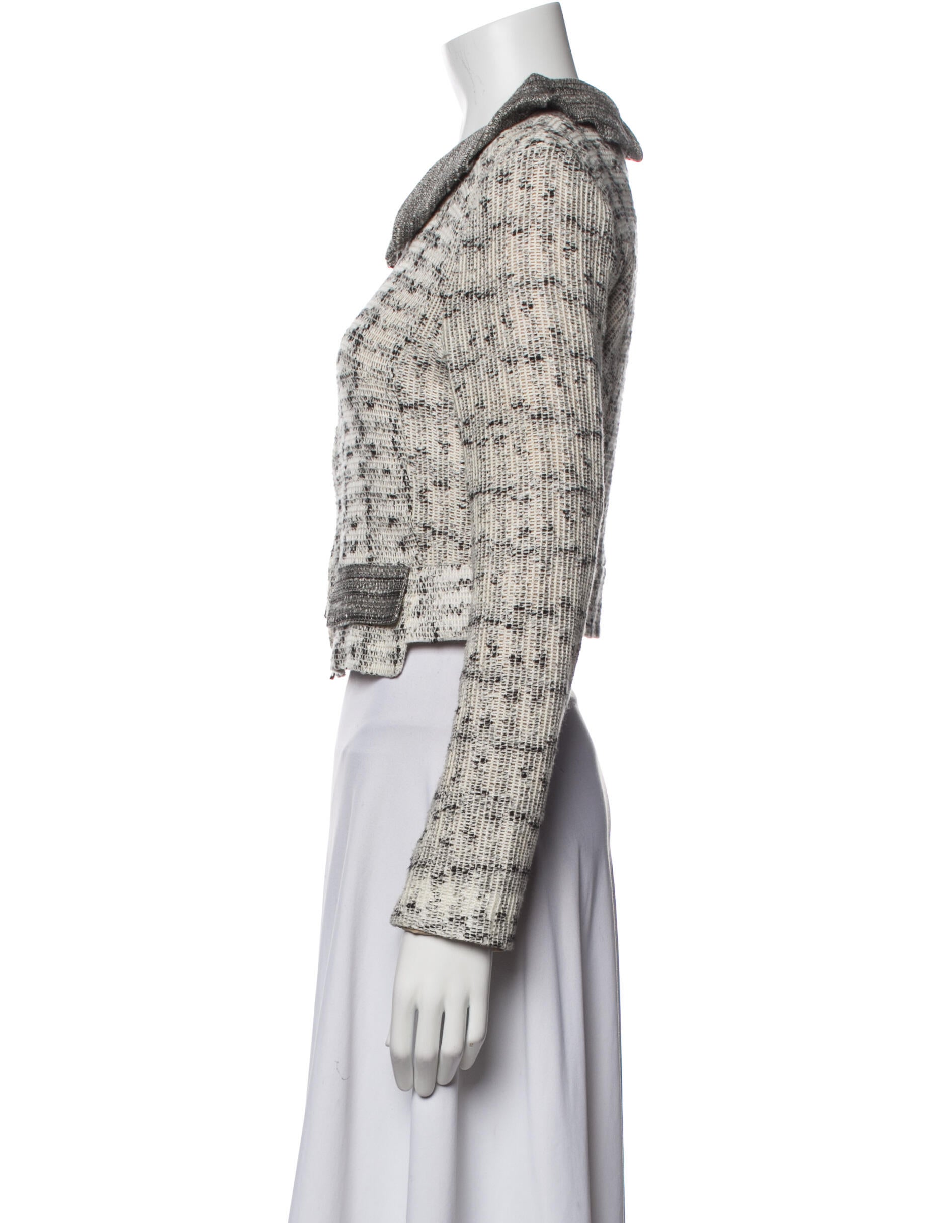 Iro Tweed Pattern Evening Jacket - Neutrals Jackets, Clothing ...