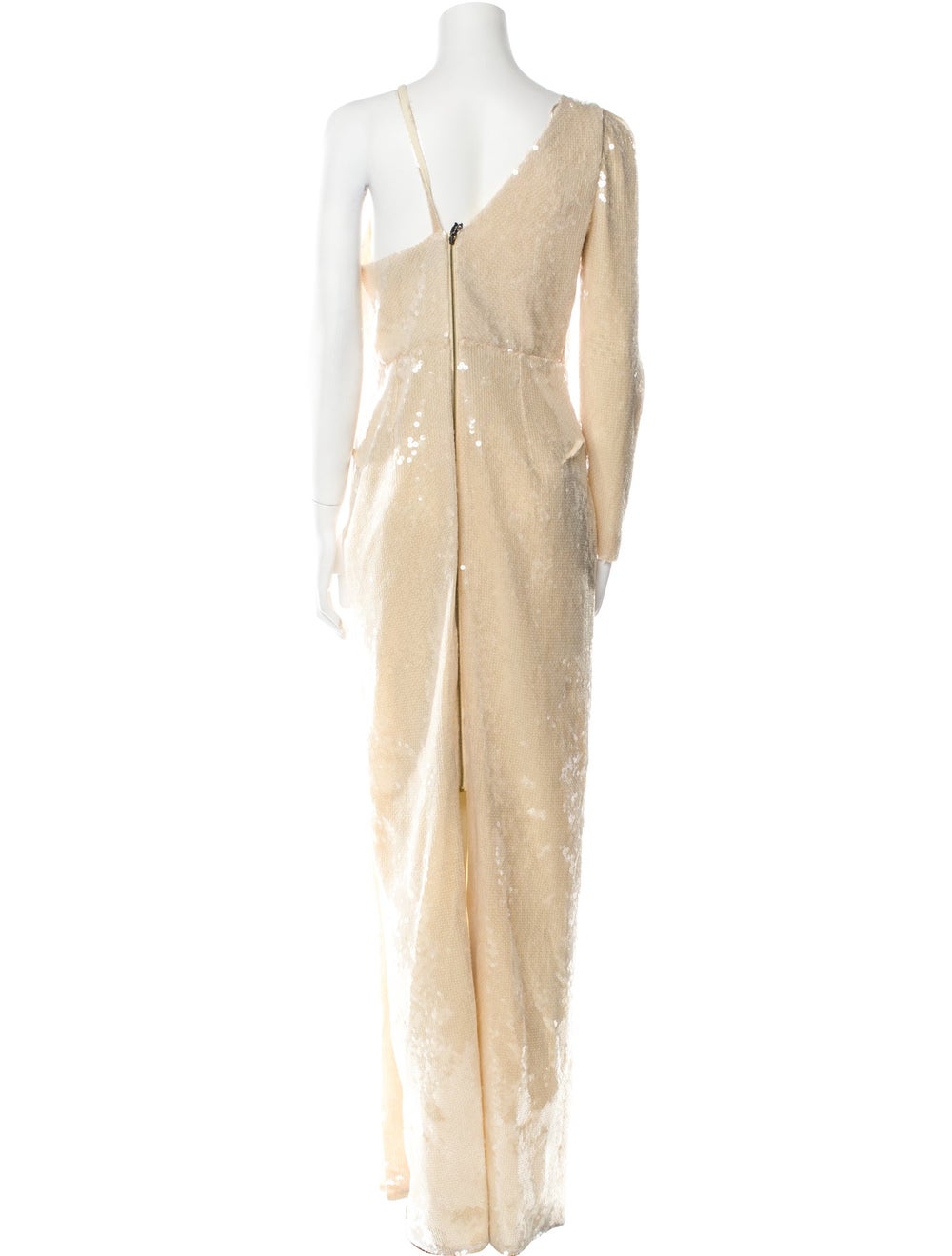 Roland Mouret V-Neck Long Dress w/ Tags - Neutrals Dresses, Clothing ...
