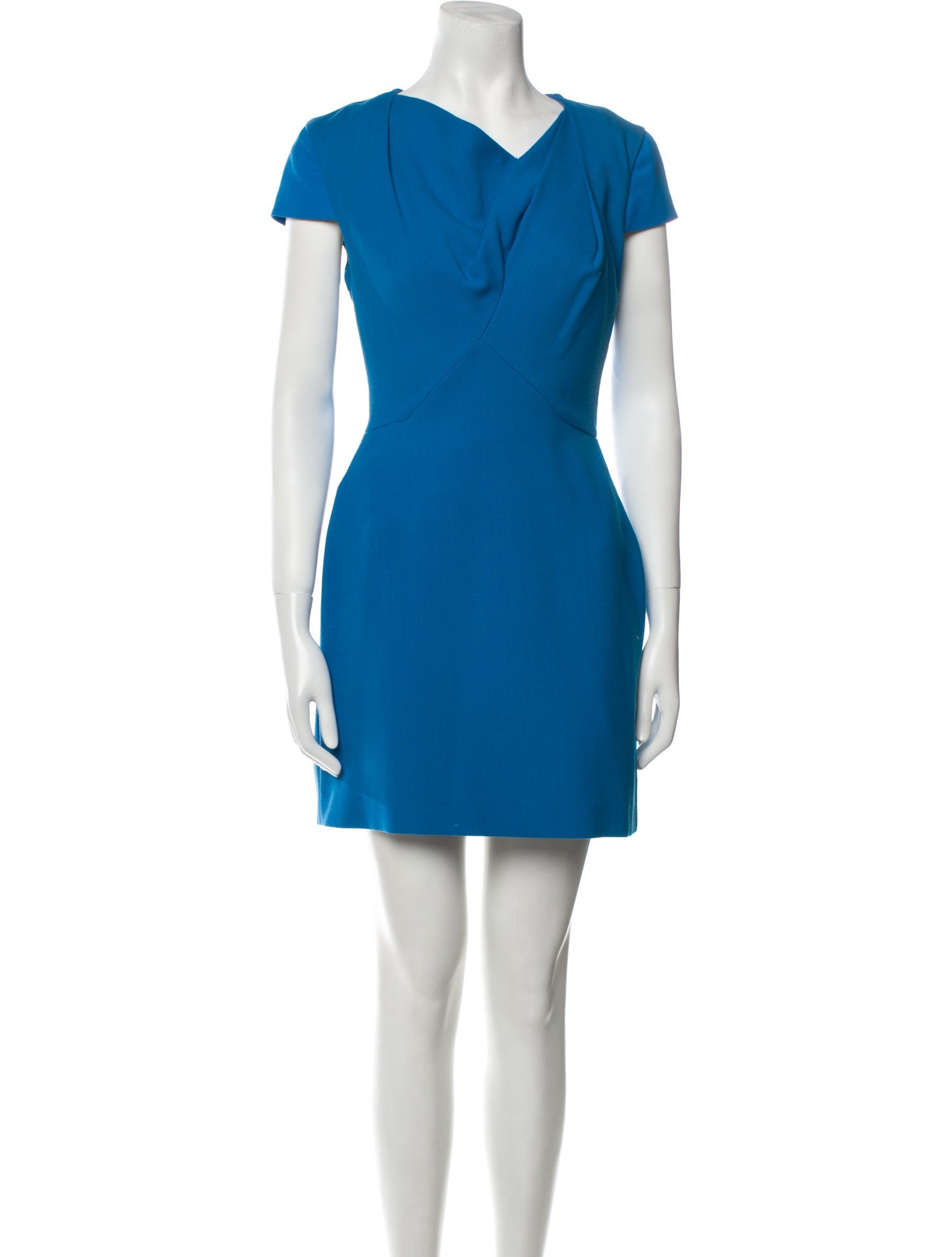 Roland Mouret Wool Mini Dress - Blue Dresses, Clothing - ROL45048 | The ...