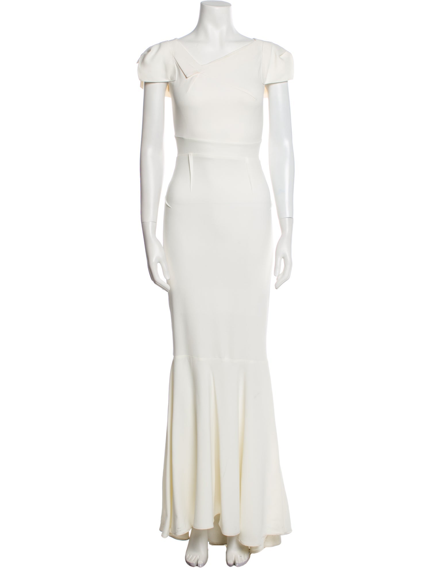 Roland Mouret One-Shoulder Long Dress - White Dresses, Clothing ...