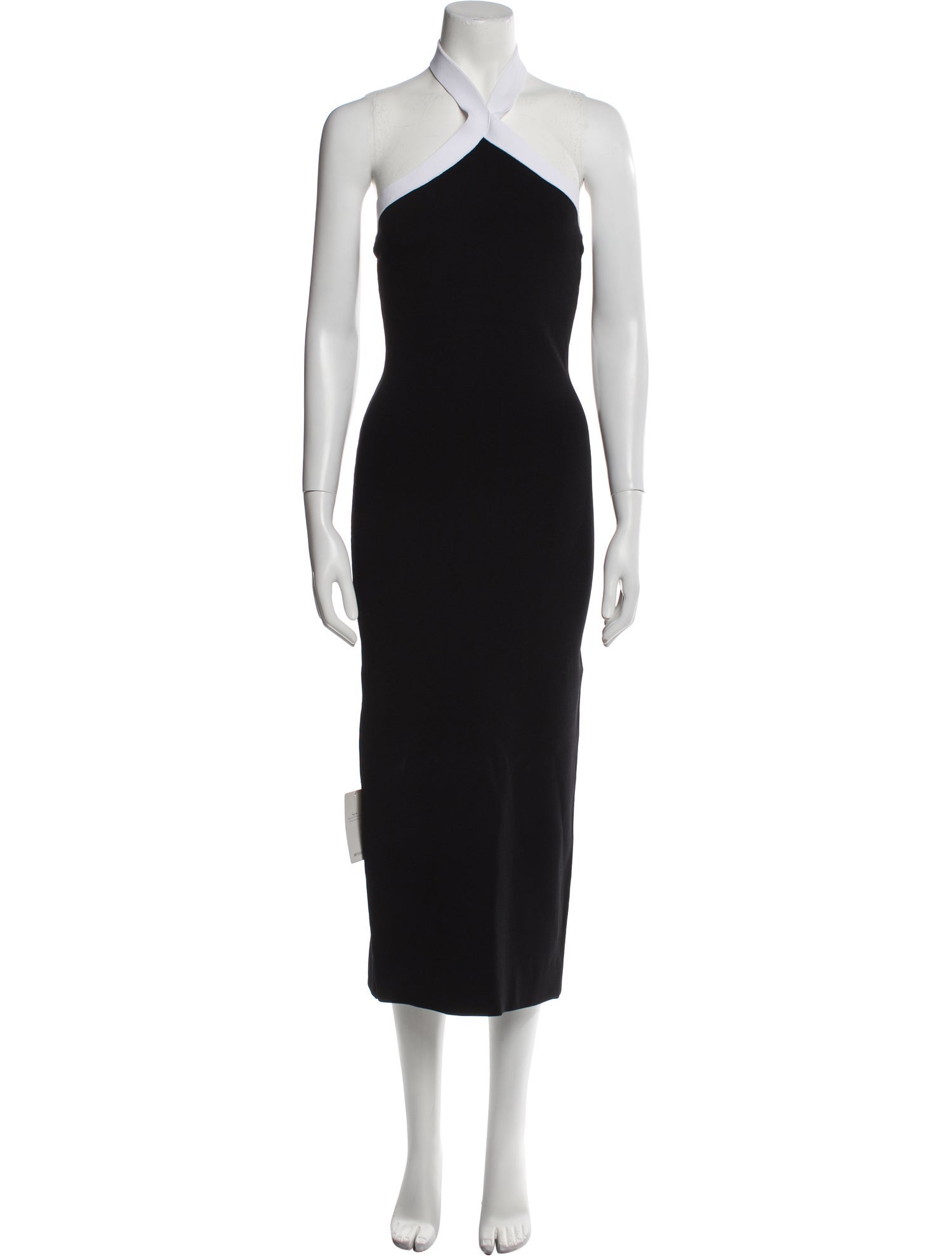 Roland Mouret Halterneck Long Dress - Black Dresses, Clothing ...