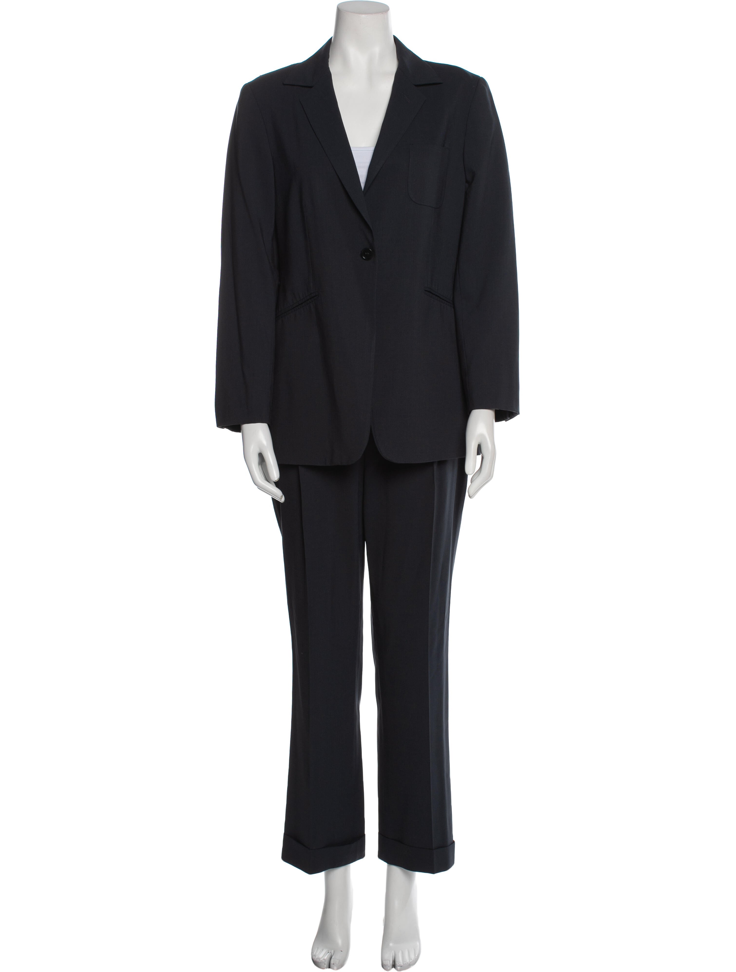 Romeo Gigli Vintage 1998 Pantsuit - Blue, 12.75" Rise Suits and Sets ...