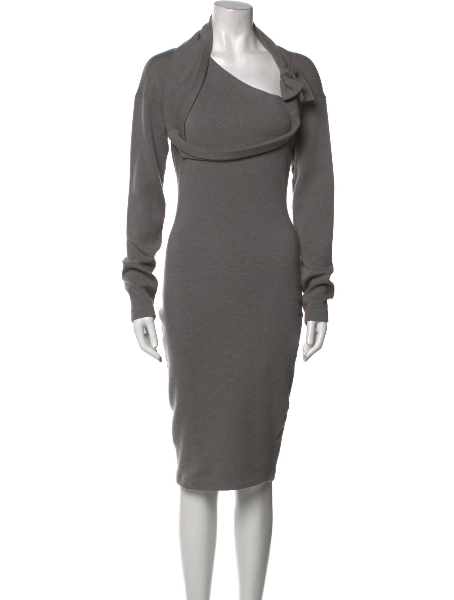 Romeo Gigli Vintage Midi Length Dress - Grey Dresses, Clothing ...