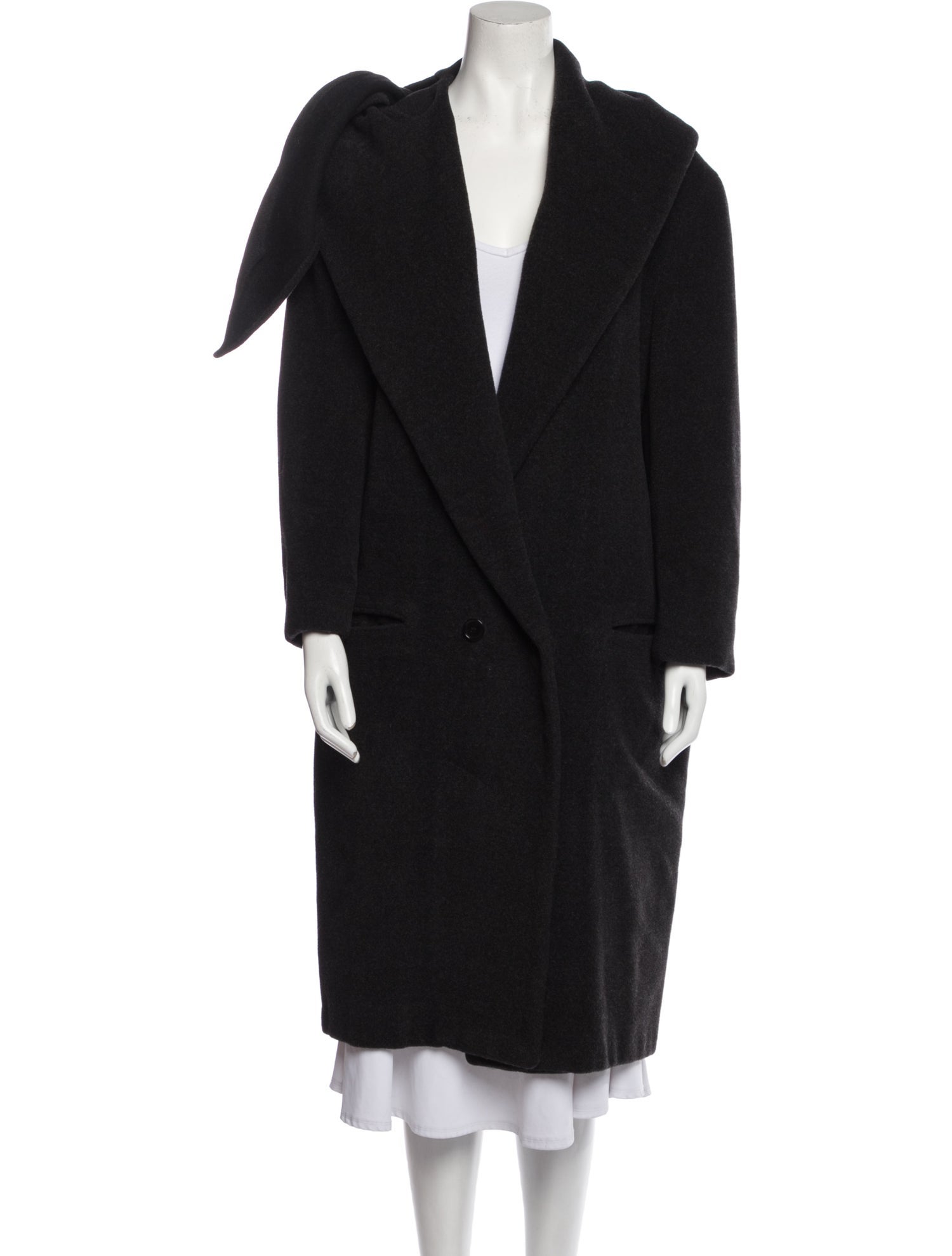 Romeo Gigli Vintage 1988 Coat - Grey Coats, Clothing - ROMGI21859 | The ...