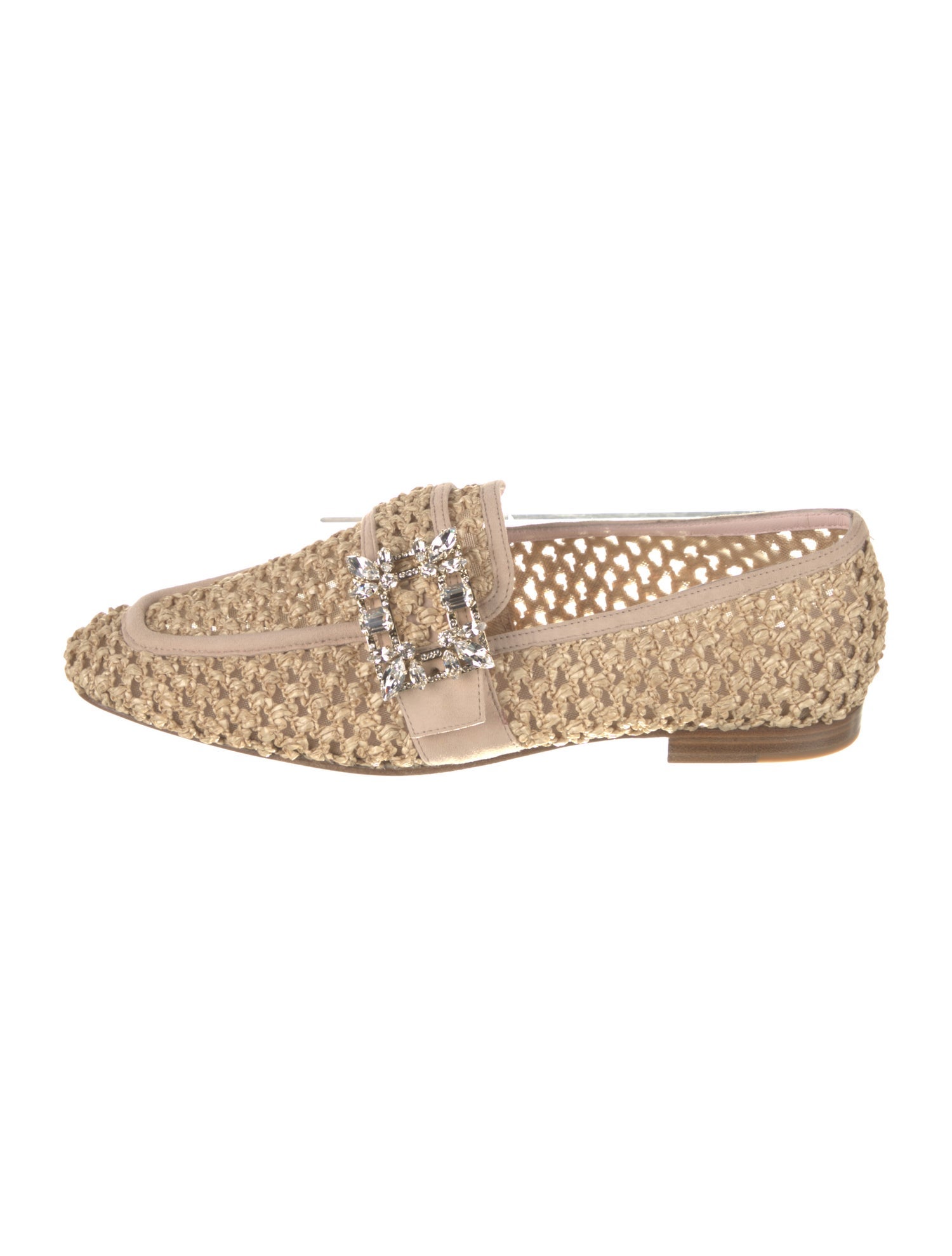 Roger Vivier Raffia Animal Print Loafers - Neutrals Flats, Shoes ...