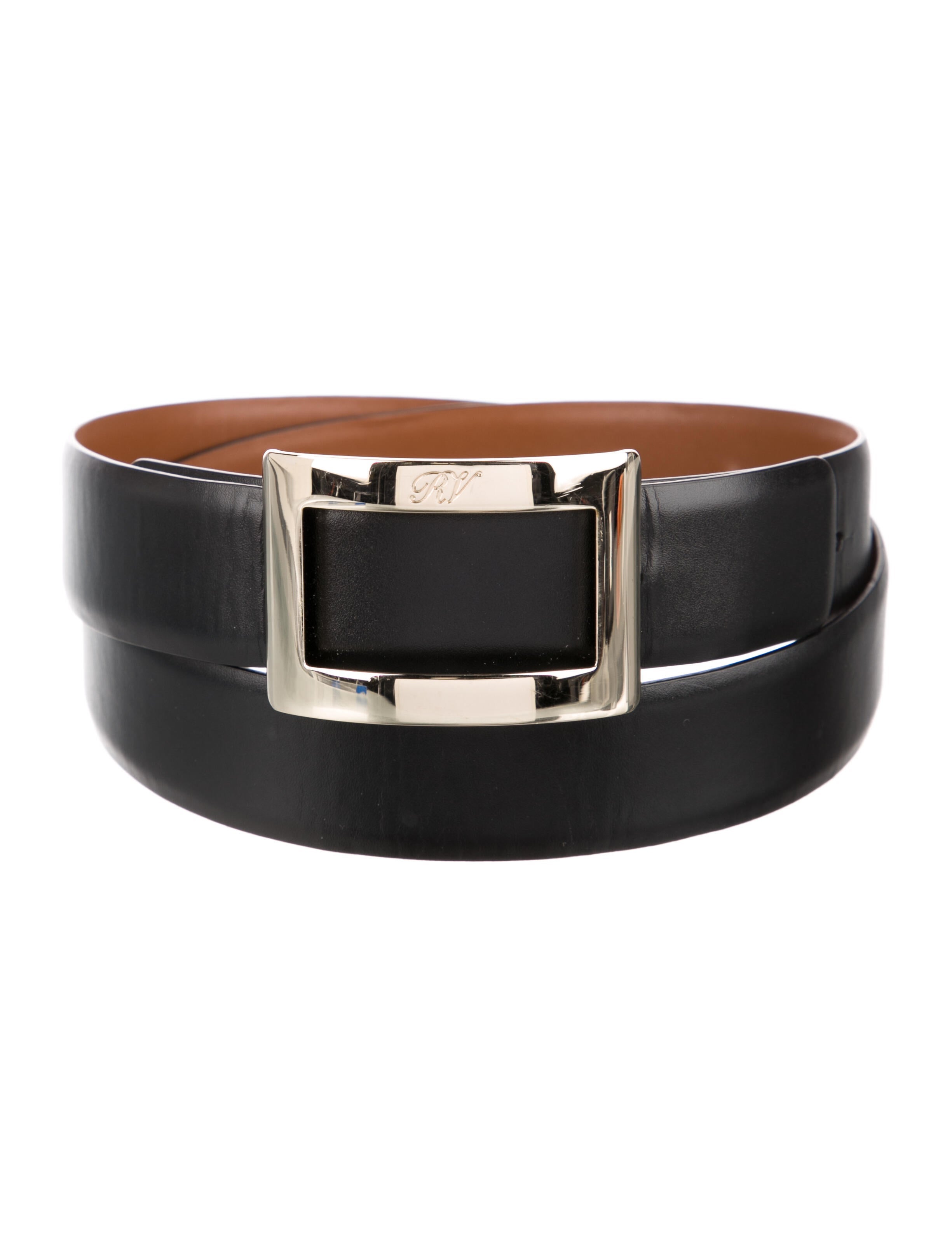 Roger Vivier Leather Belt - Black Belts, Accessories - ROV57196 | The ...