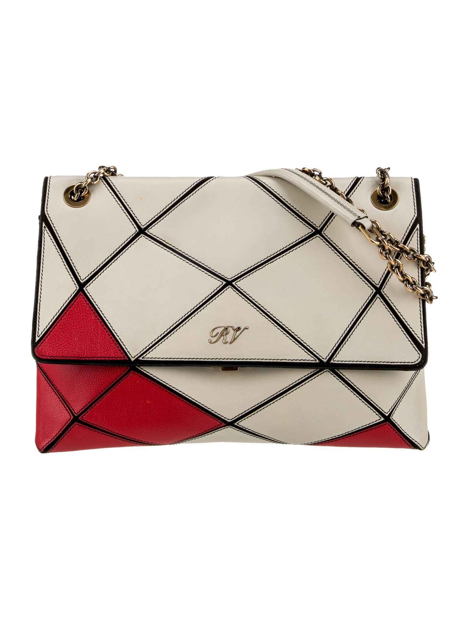 Roger Vivier Leather Shoulder Bag - Neutrals Shoulder Bags, Handbags - ROV61180 | The RealReal