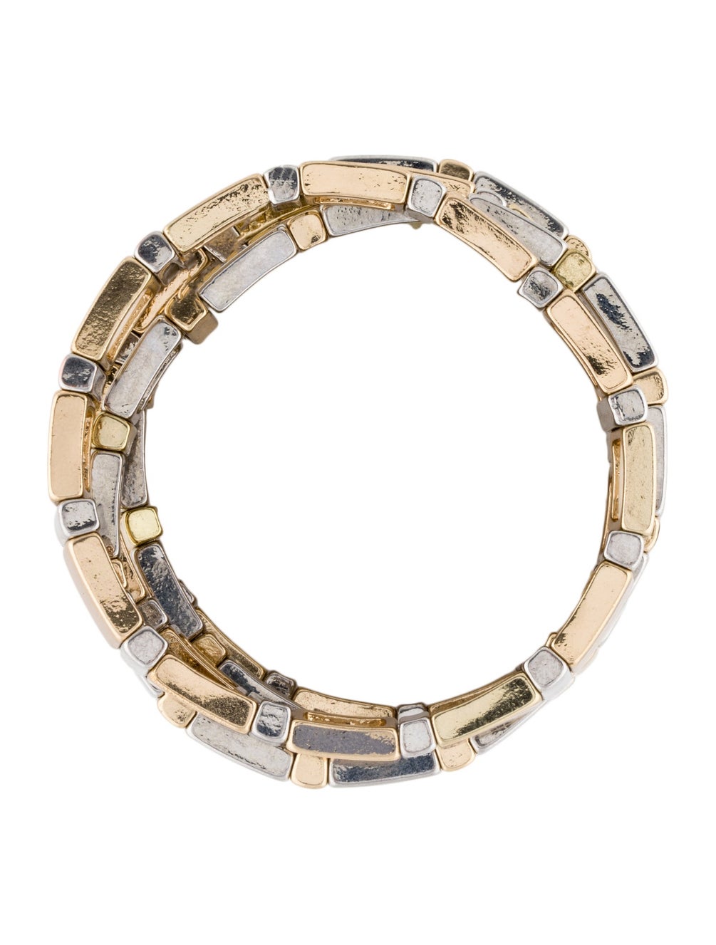 Roxanne Assoulin Two Tone Bead Stretch Bracelet Set of 5 - Gold, Gold ...