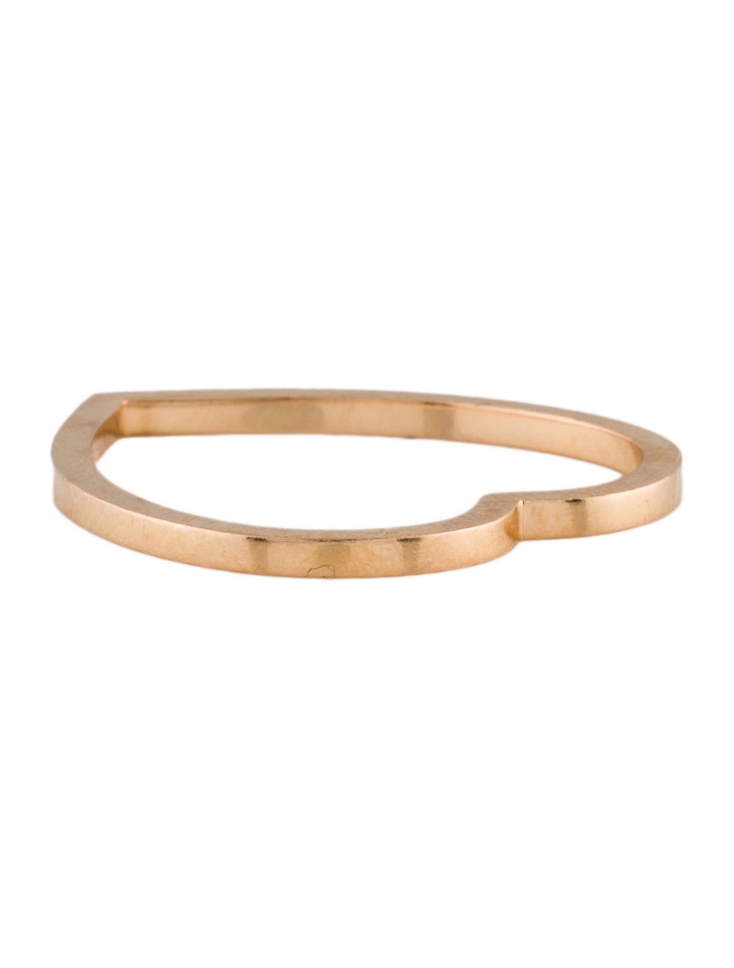 Repossi 18K Antifer Heart Ring - 18K Rose Gold Band, Rings - RPI20473 ...