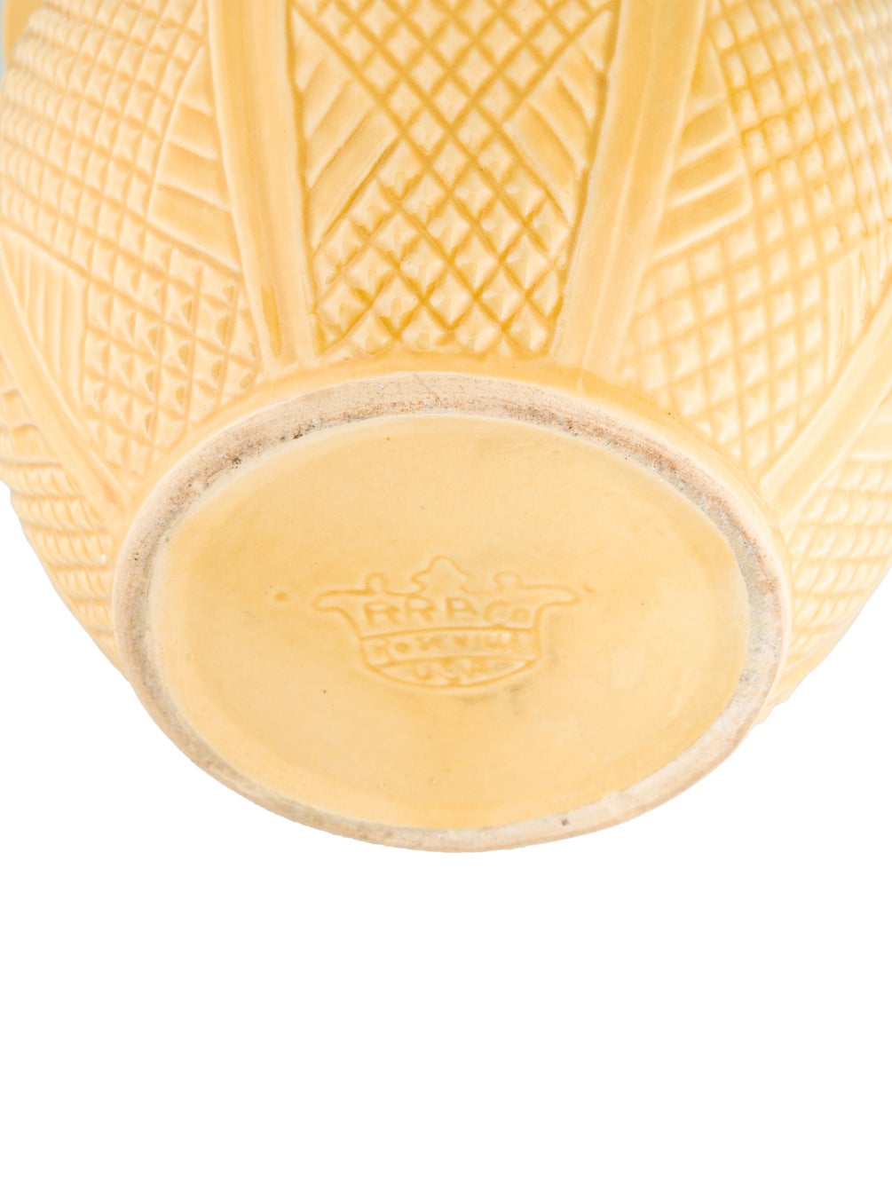 Robinson Ransbottom Pottery Co. Vintage Pottery Vase. - Yellow ...