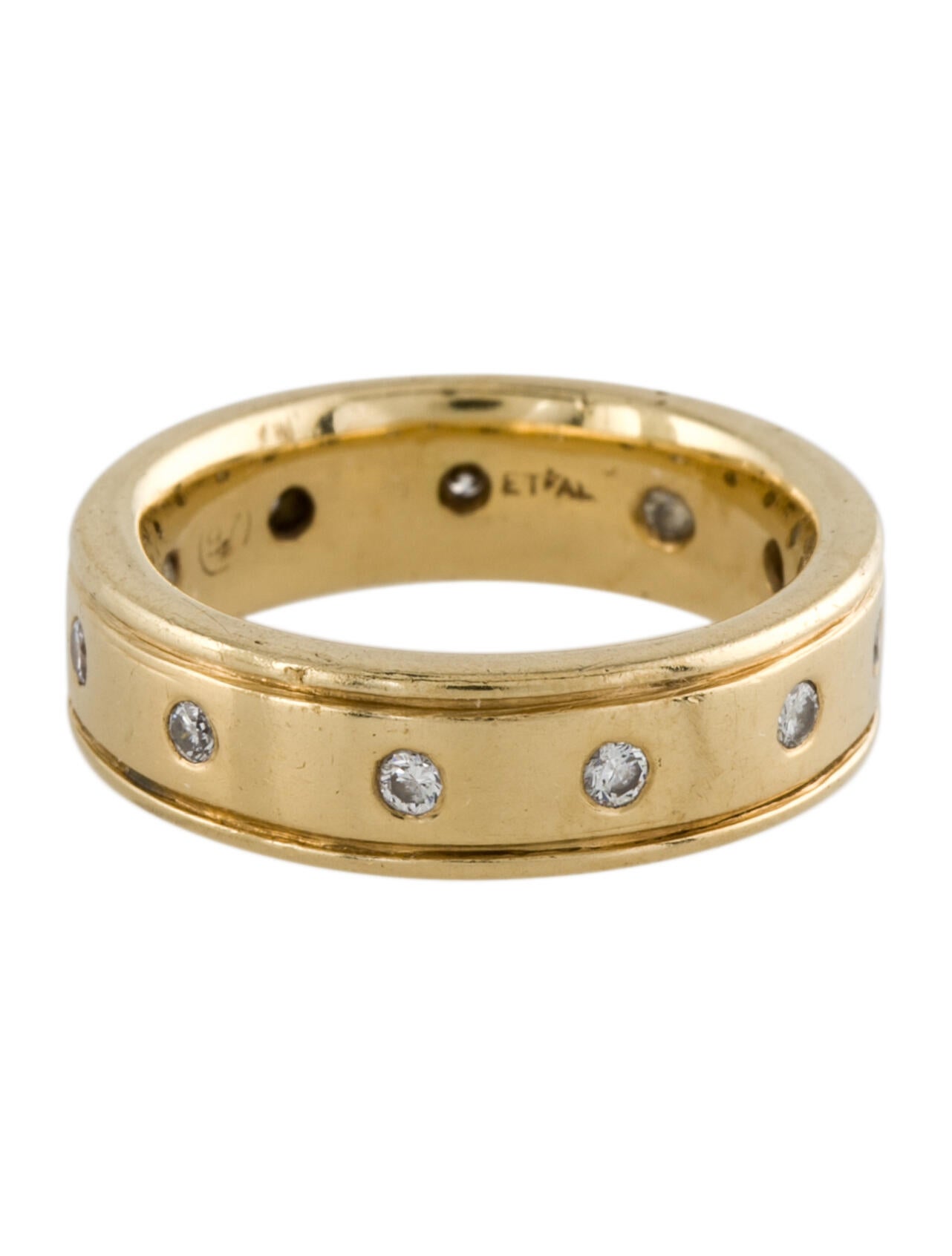 Ring Bernard K. Passman Coral and Diamond Riverwalk Ring - 18K White ...