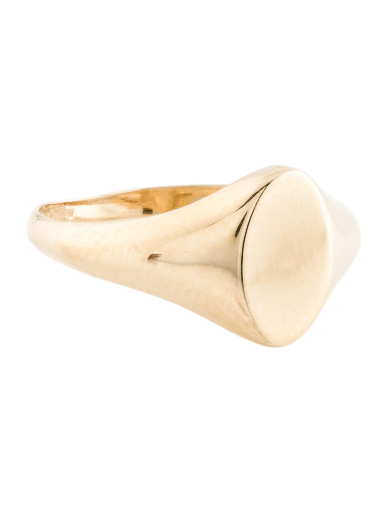 Ring 14K Signet Ring - 14K Yellow Gold Signet Ring, Rings - RRING184906 | The RealReal