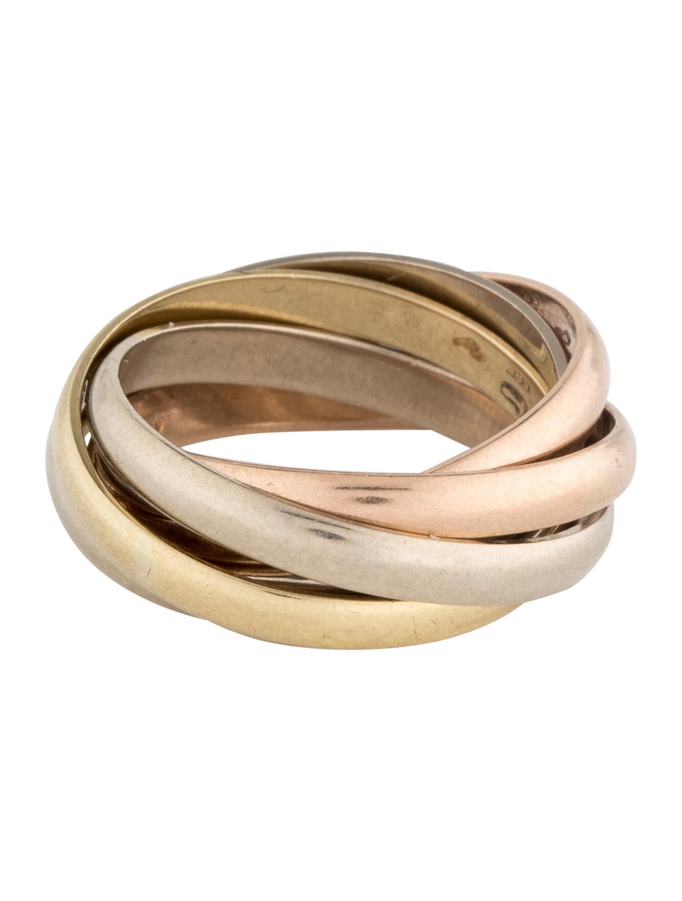 Ring 14K Three - Tone Rolling Ring - Rolling Ring, Rings - RRING186273 ...
