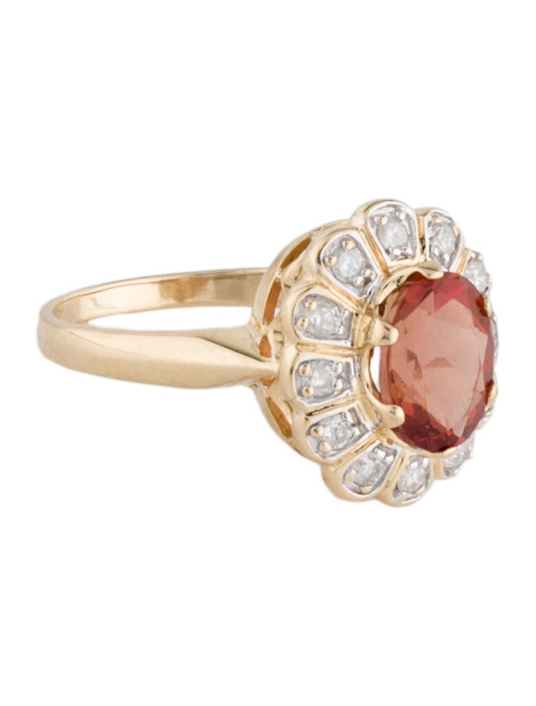 Ring 18K Sapphire & Diamond Square Cocktail Ring - 18K White Gold ...