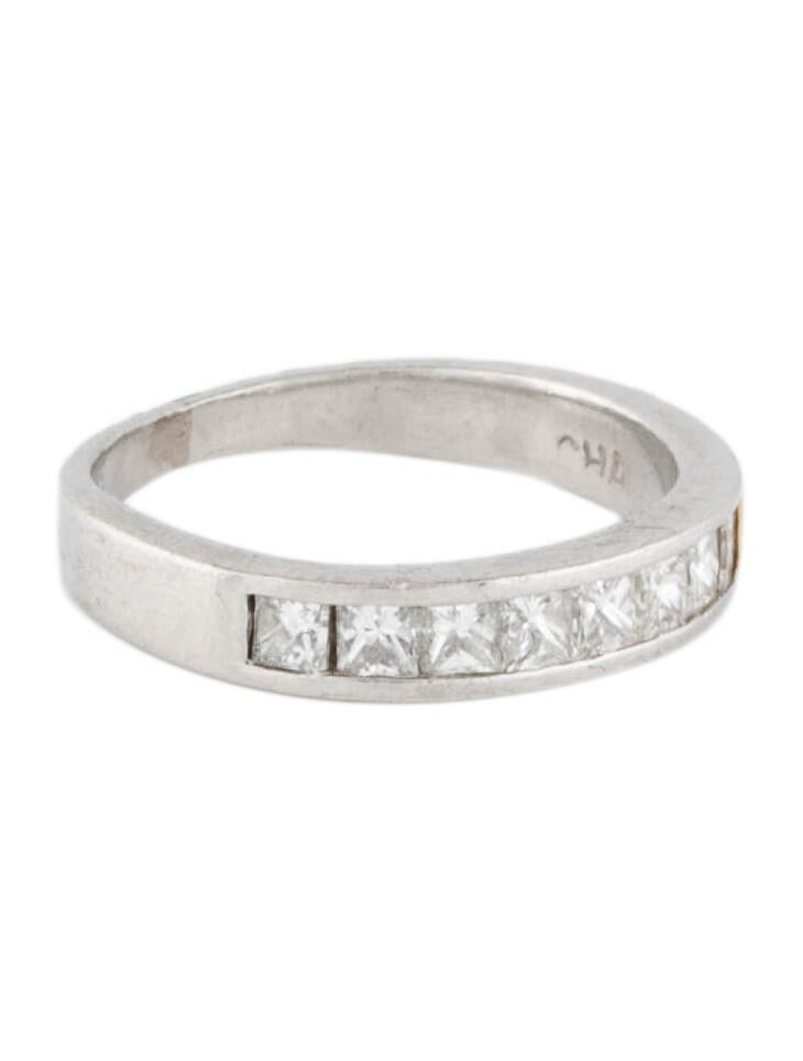 Ring Platinum Diamond Pinky Band - 900 Platinum Band, Rings ...