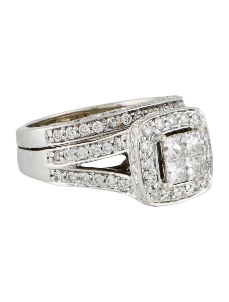 Ring Diamond Ring Wedding Set - Wedding Set, Rings - RRING196007 | The ...