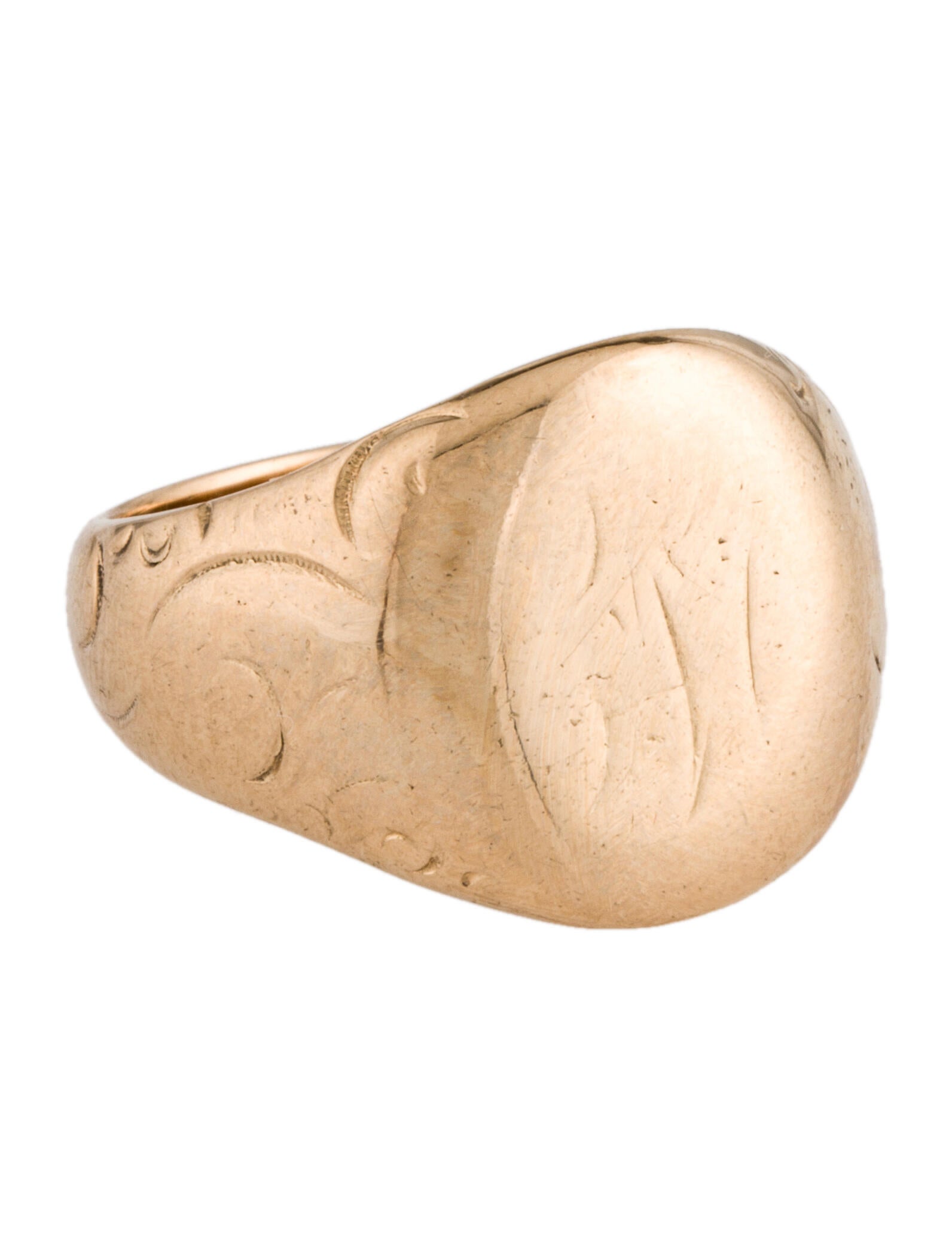 Ring 14K Signet Ring - Signet Ring, Rings - RRING204712 | The RealReal