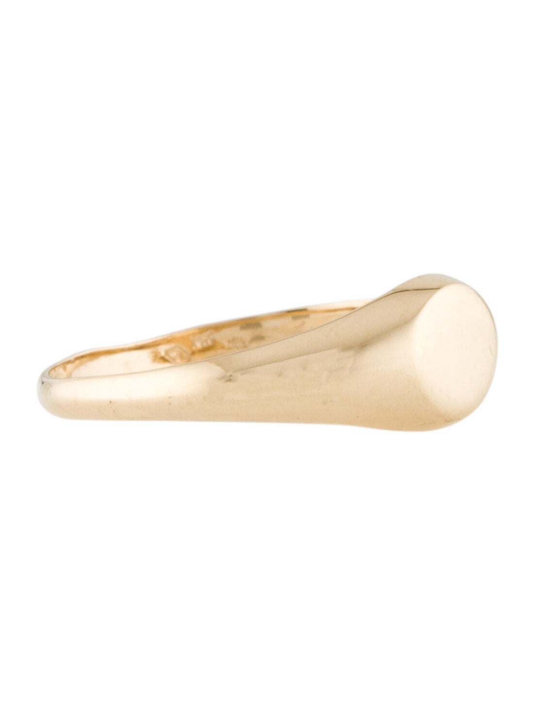 Ring 14K Signet Ring - 14K Yellow Gold Signet Ring, Rings - RRING206431 ...