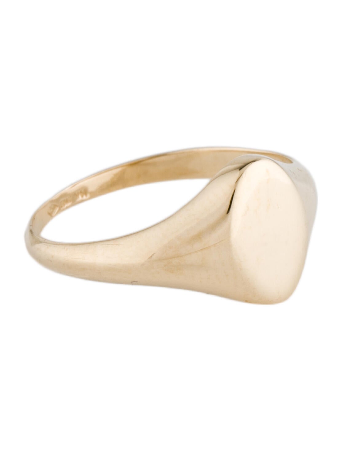 Ring 14K Signet Ring - 14K Yellow Gold Signet Ring, Rings - RRING206441 ...